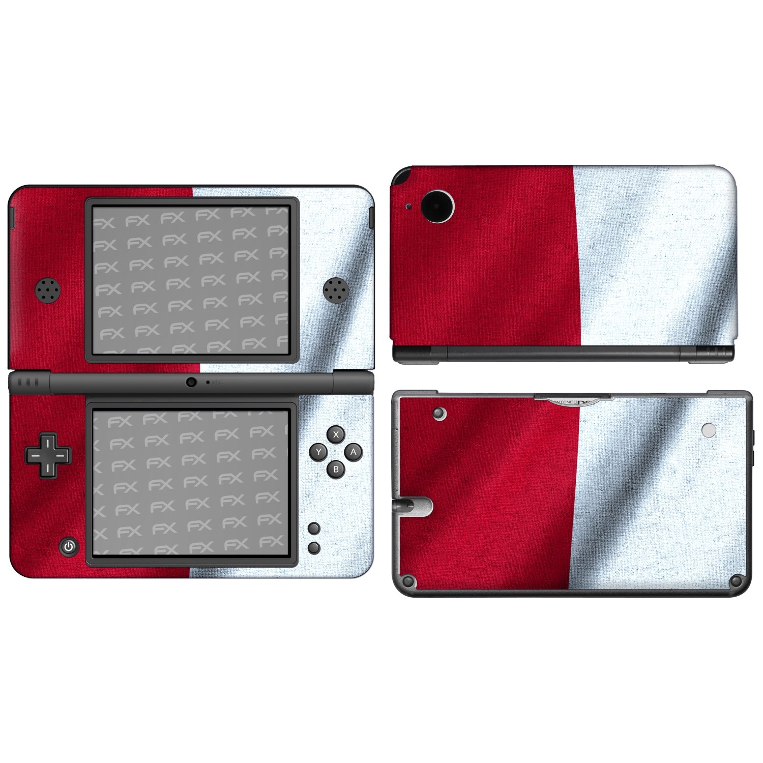 Amazon.com: Nintendo DSi XL Design Skin "flag of Monaco" Decal Sticker ...