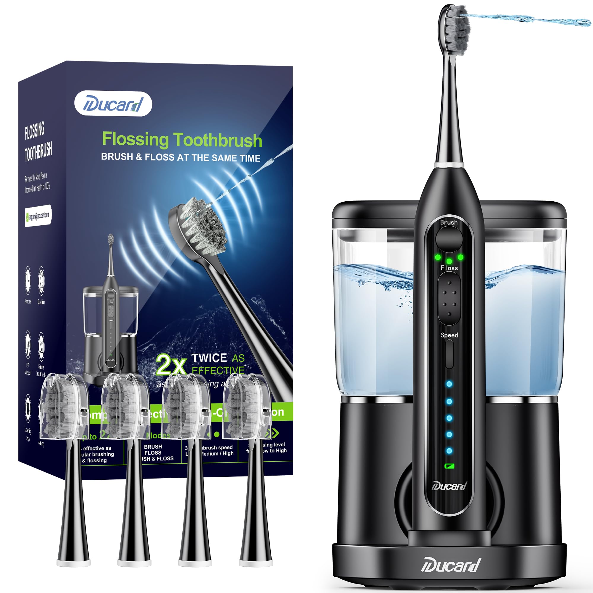 Amazon.com: Electric Toothbrush with Water Flosser,Professional ...