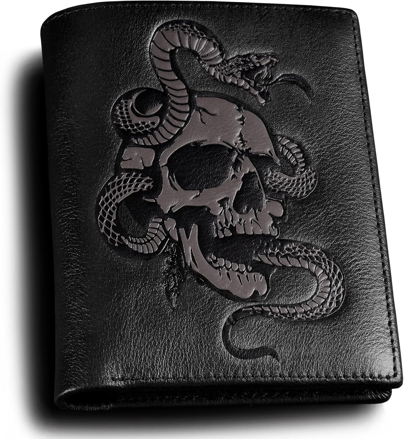 Amazon.com: skneephate Cool Wallets For Men Bifold,Skull Mens Wallet ...