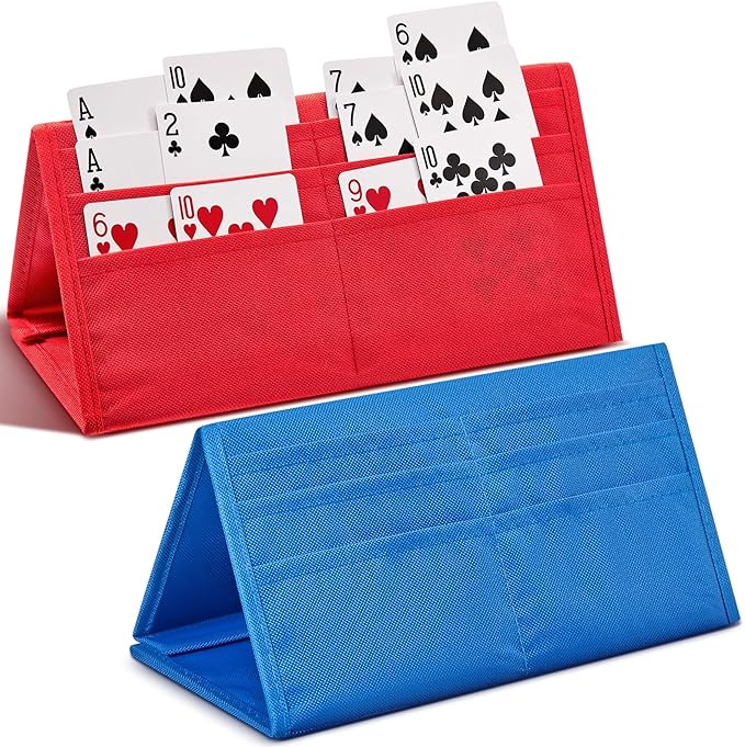 Amazon.com: Libima 2 Pcs Foldable Card Holders for Playing Cards Hands ...