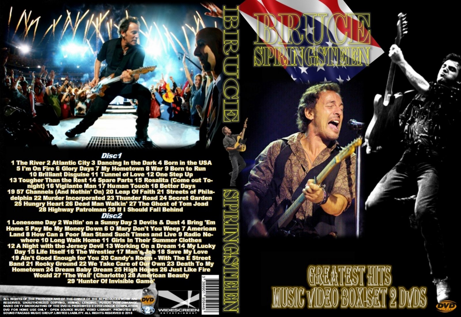 Bruce Springsteen Music Video DVD Box-Set 2 DVDs Exclusive Edition For ...