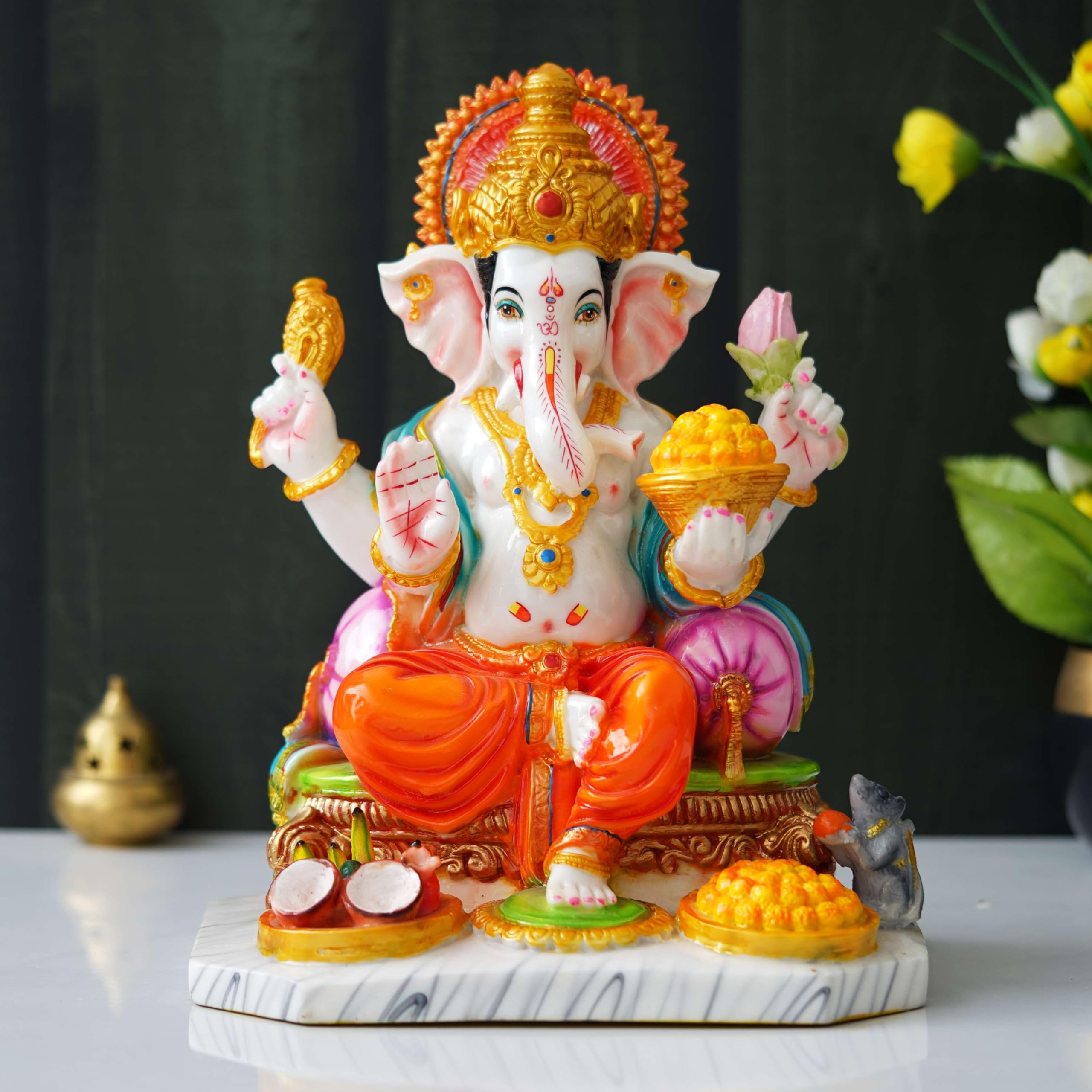 Decoracao Ganpati Bappa Murti 36 Ganpati Decoration Design Ideas