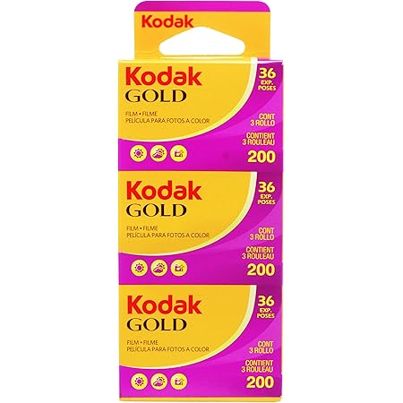 Kodak Gold 200 Color Negative Film (ISO 200) 35mm 36-Exposures, 603 3997 : KODAK: Amazon.in ...