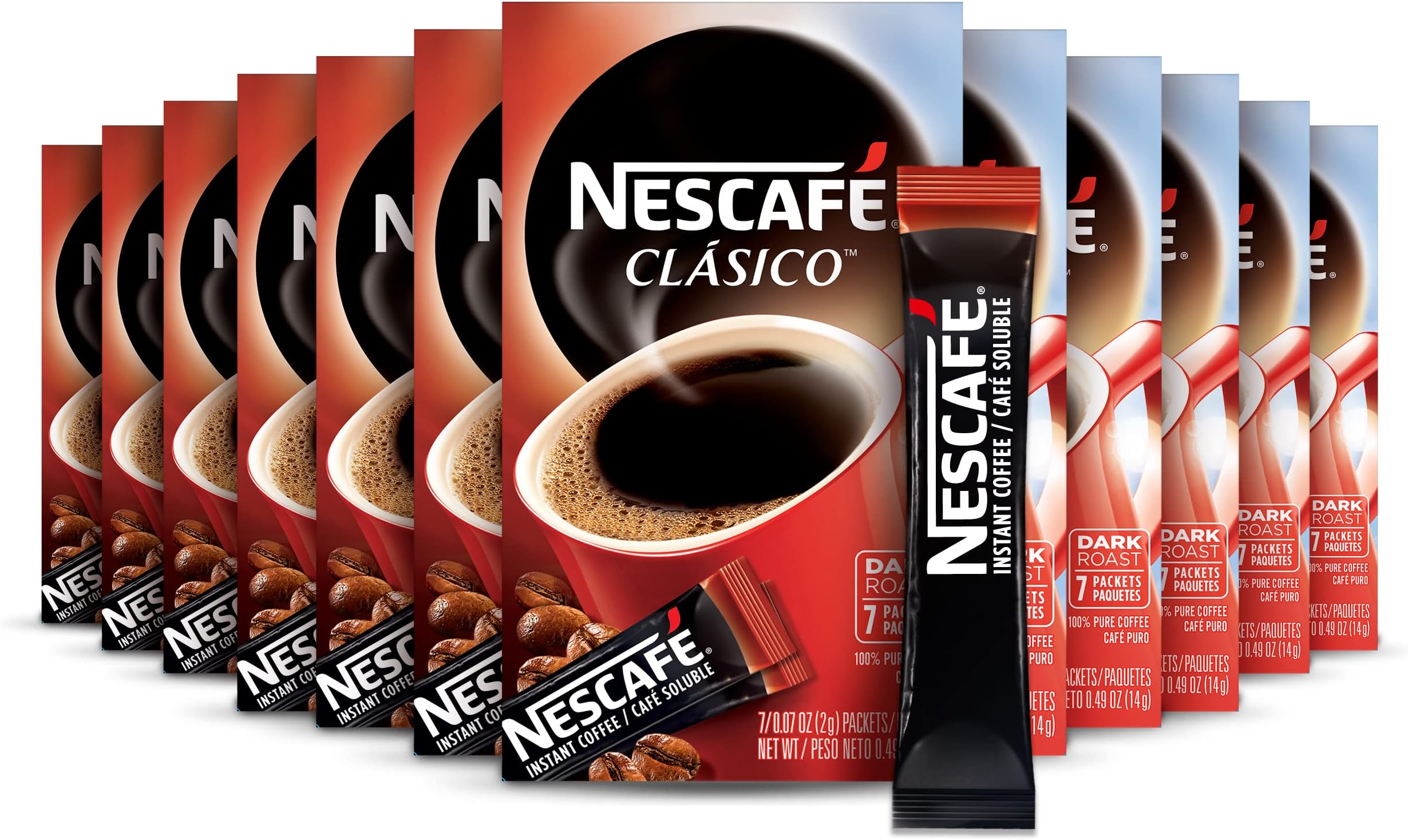 Amazon.com : Folgers Classic Roast Instant Coffee Single Serve - 24 ...