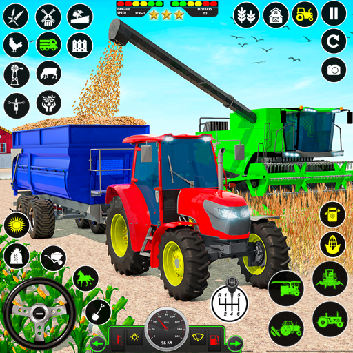 Tractor Farming Simulator Tractor Games : Real Tractor Driving Games ...