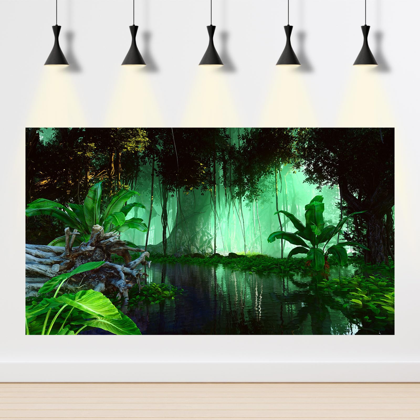 Snapklik.com : Rainforest Aquarium Background Tropical Forest Fish Tank ...