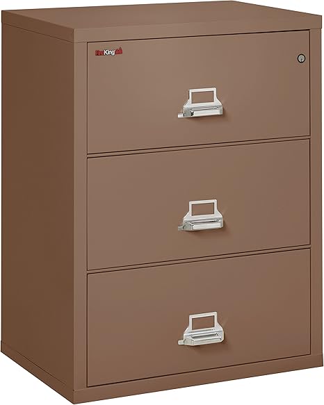 Amazon.com: Fireproof Lateral File Cabinet, 3 Drawers, Impact Resistant ...