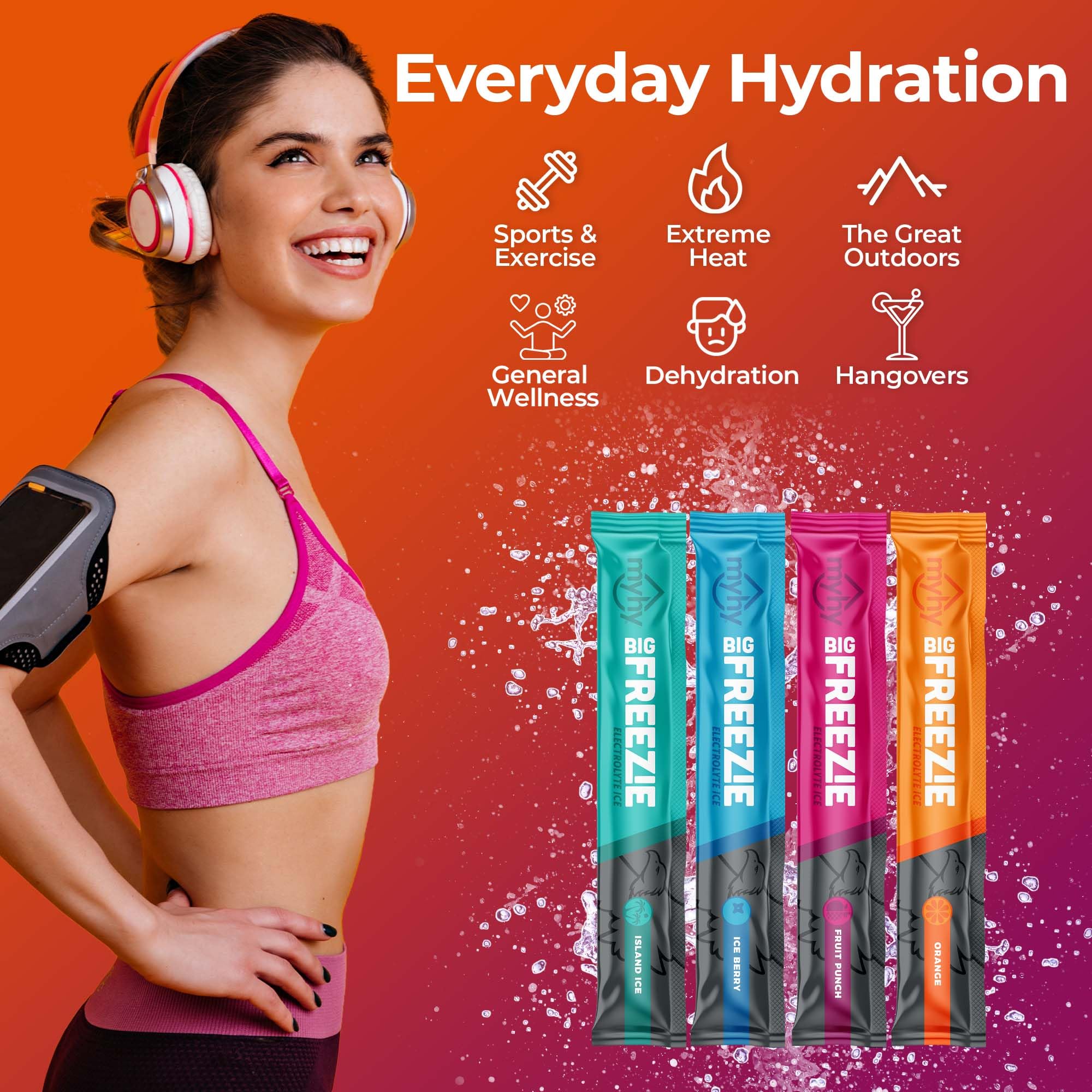 Snapklik.com : MyHy - Electrolyte Freezer Pops - Hydration Popsicles ...