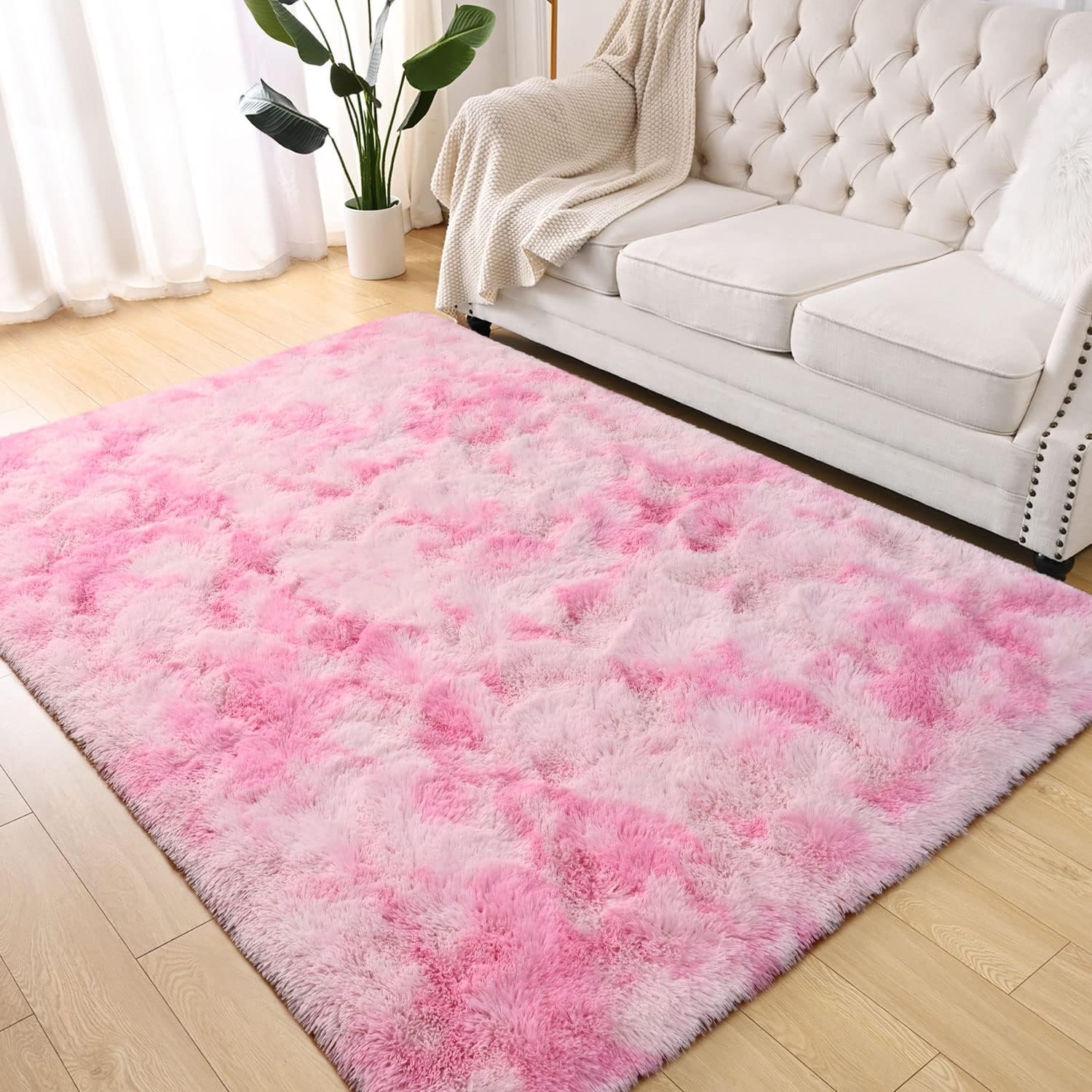 Amazon.com: Terrug Fluffy Area Rugs for Living Room Bedroom, 6x9 Feet ...