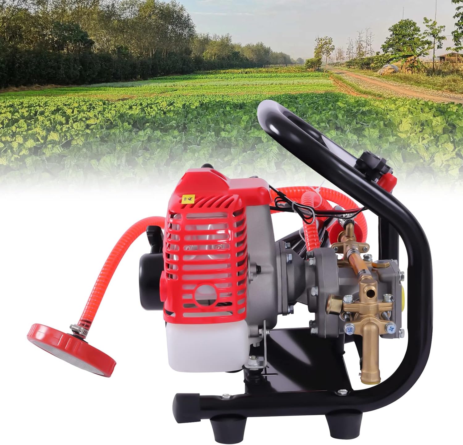 Amazon.com : Portable High Pressure Sprayer 26CC 0.9HP 2-Stroke, Gas ...