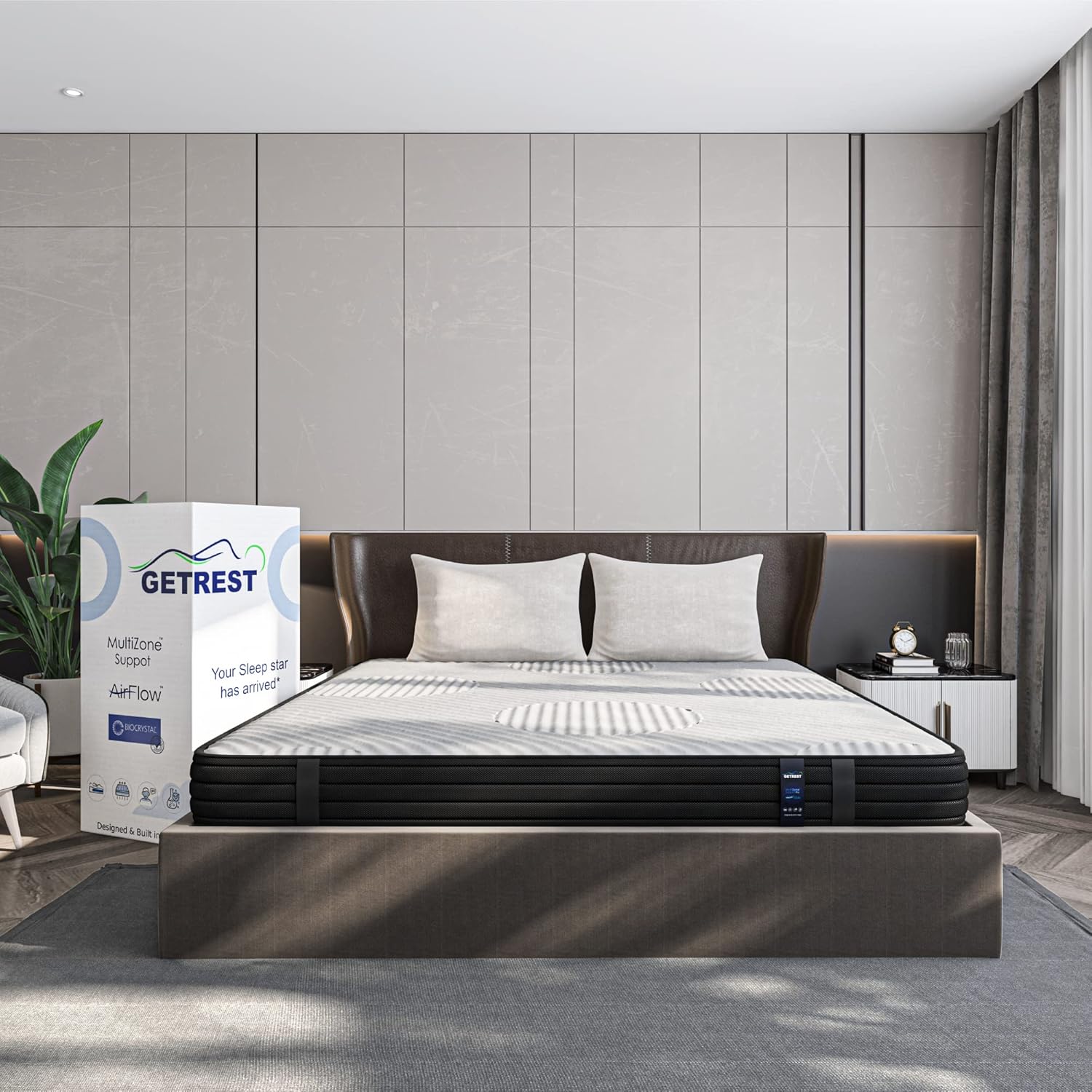 GetRest Adapt 6 Inch Most Trusted Orthopedic Memory Foam Mattress ...