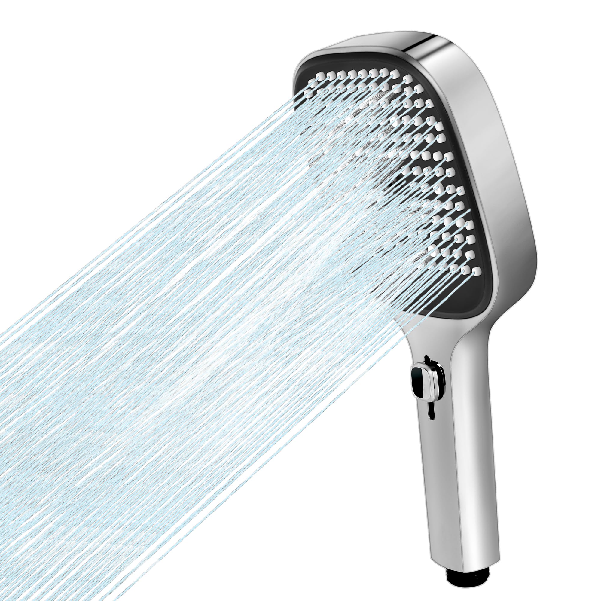 Shower Head High Pressure, Square Shower Head with 3 Modes, Universal ...