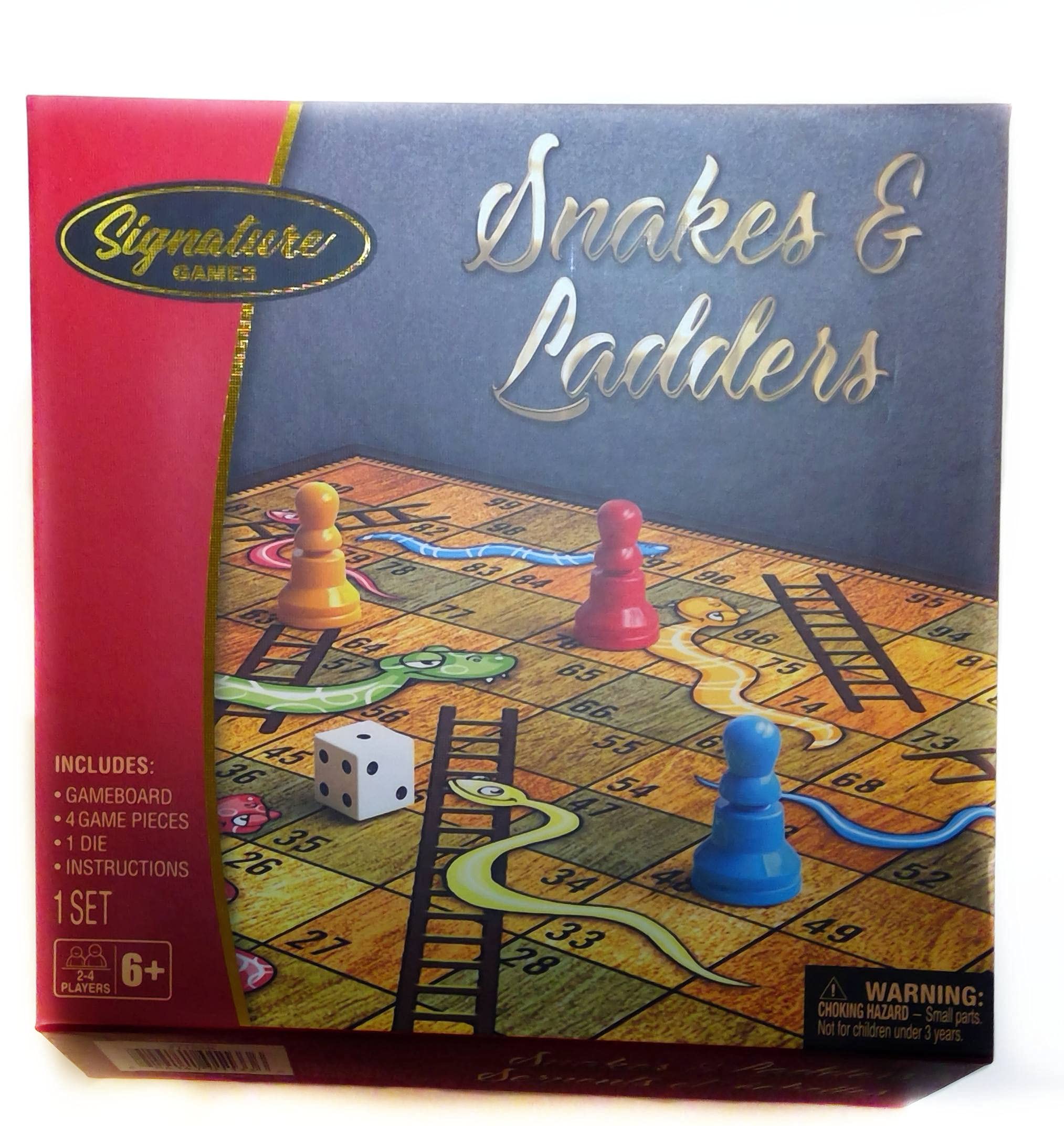 Snakes And Ladders Board Game Serpentes Et Echelles For All ...