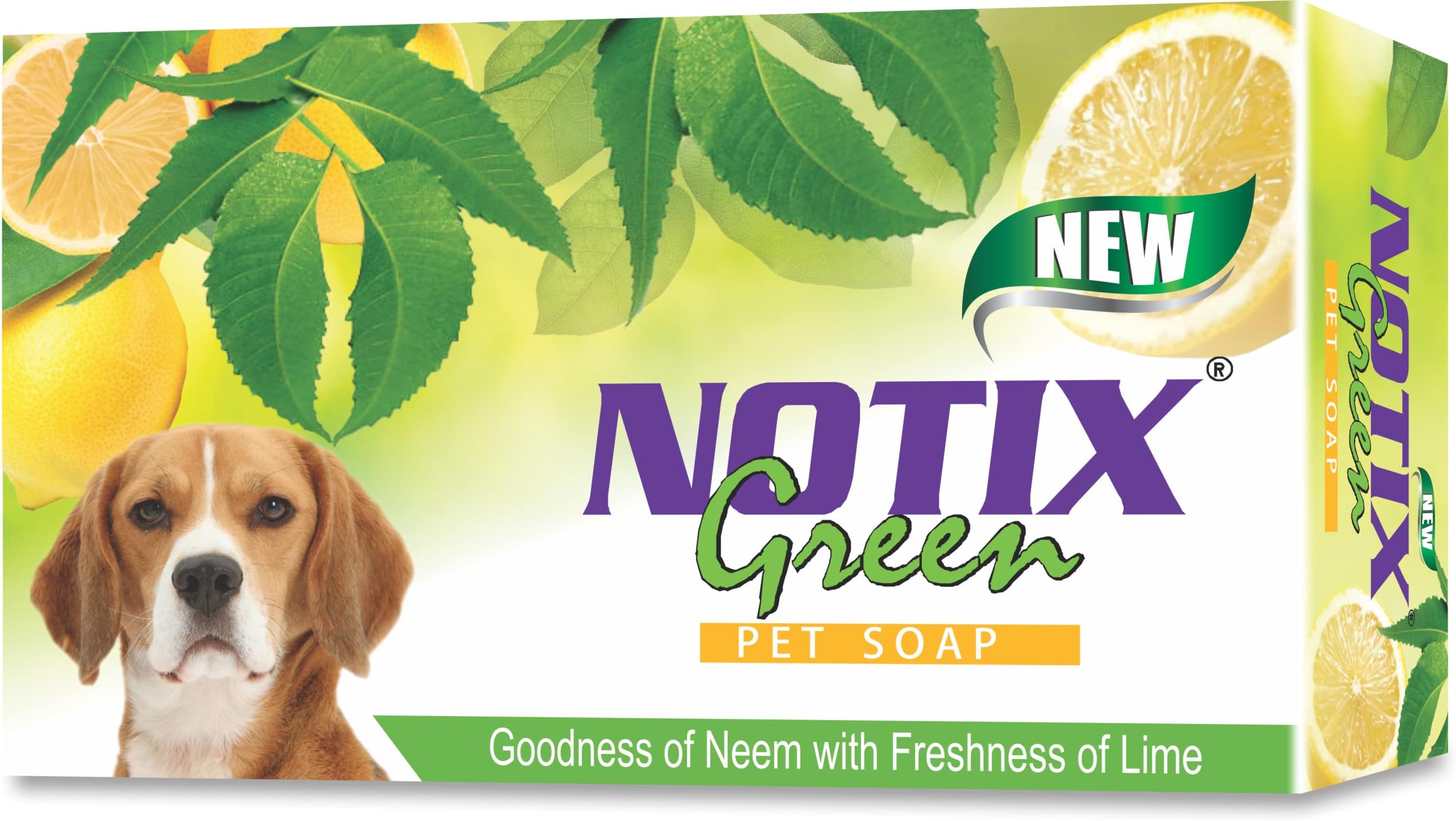 Buy Notix Green Soap for Dog | Herbal Soap with Conditioner (75g, Pack ...