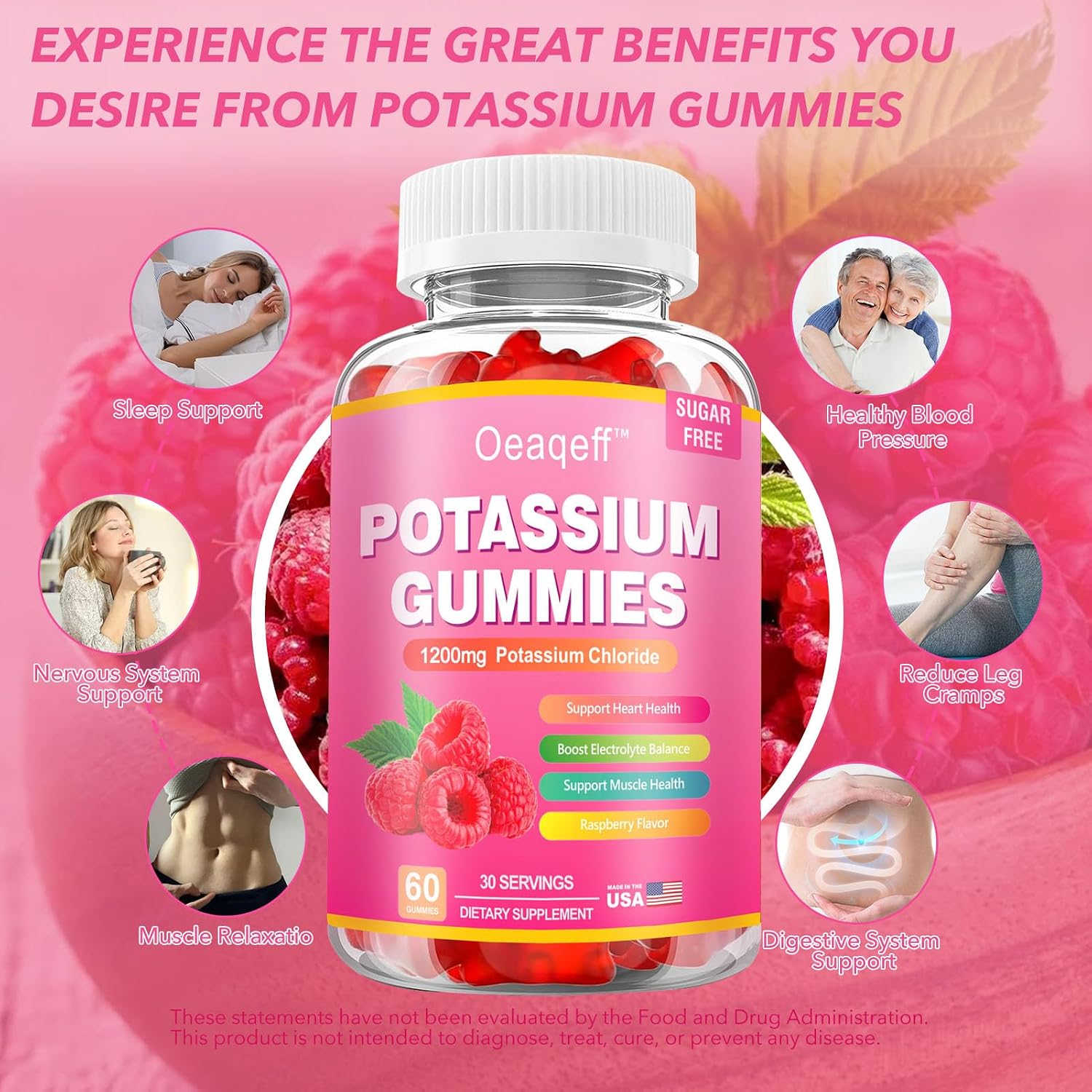 Potassium Gummies, Potassium Chloride 1200mg for Thailand | Ubuy