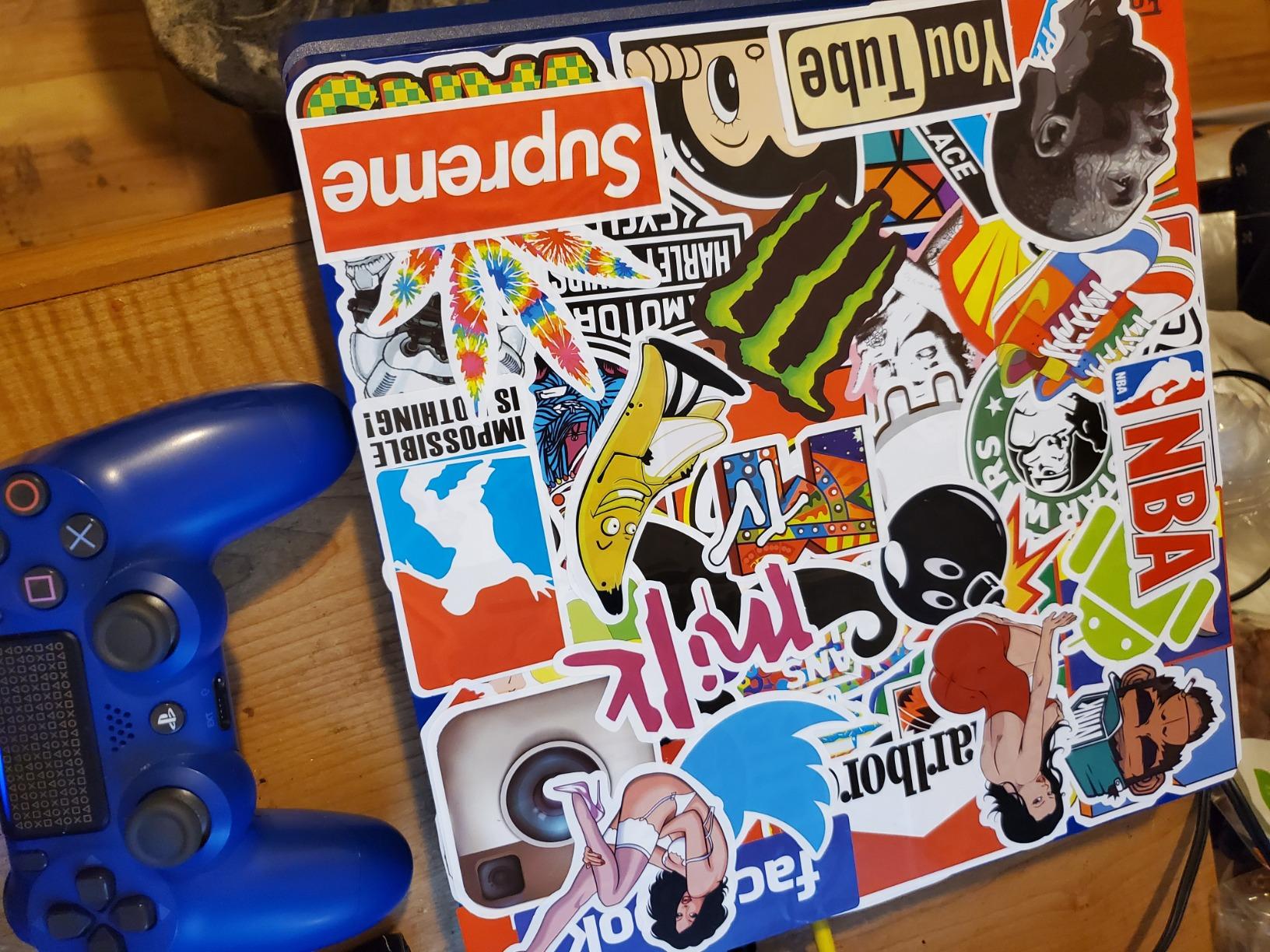 Amazon.com: 9 Series Cool Laptop Stickers Pack 100 pcs Stickers Bomb ...