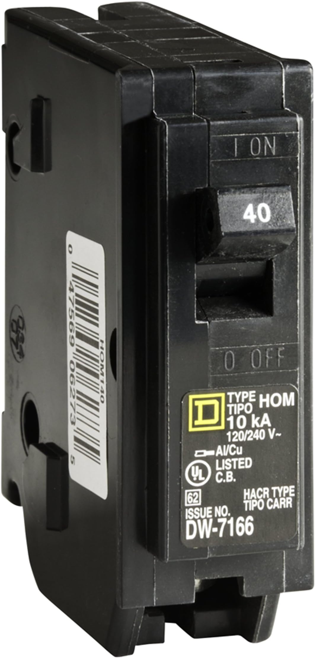 Square D - HOM140CP Homeline 40 Amp Single-Pole Circuit Breaker ...