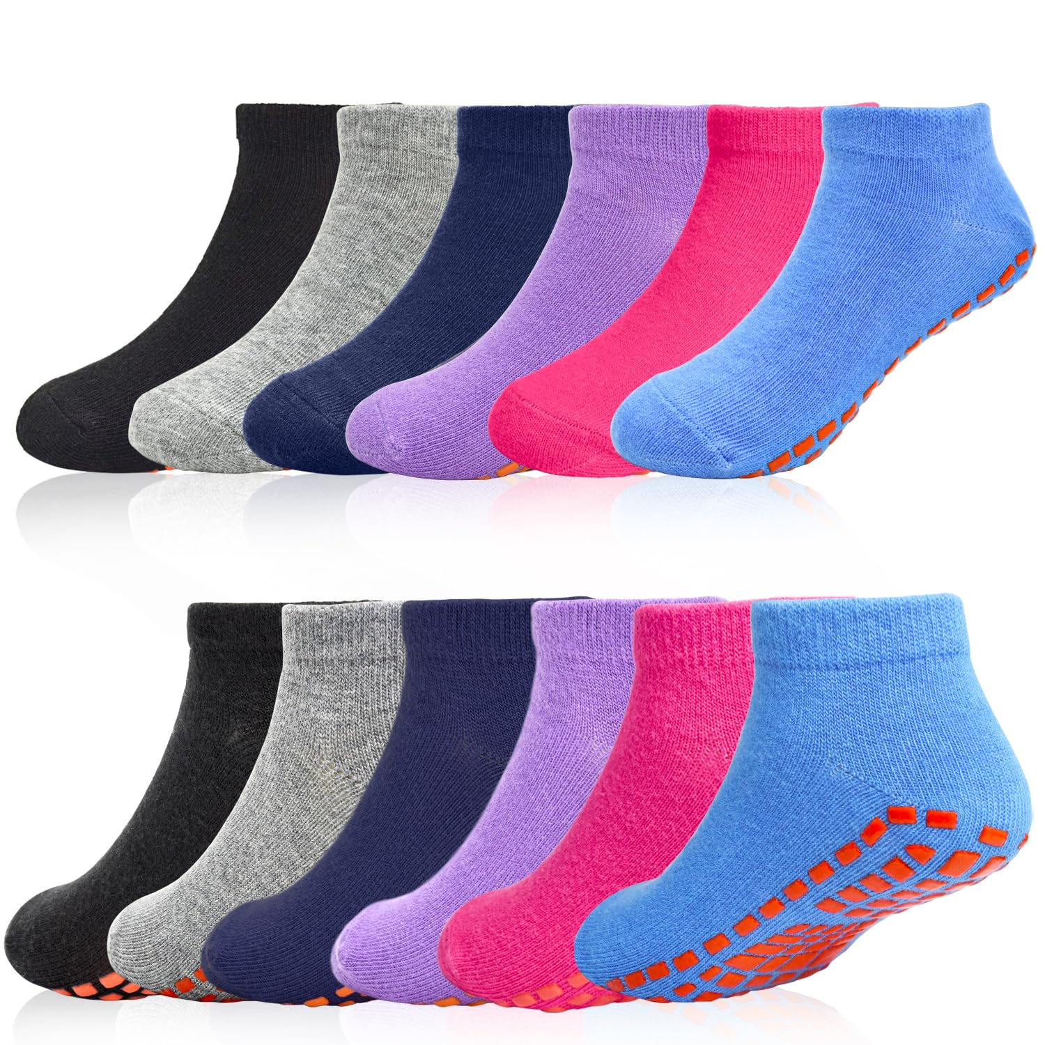 Amazon.com: SkiBeaut Kid Trampolines Socks Ankle Grips Non Slip Child ...