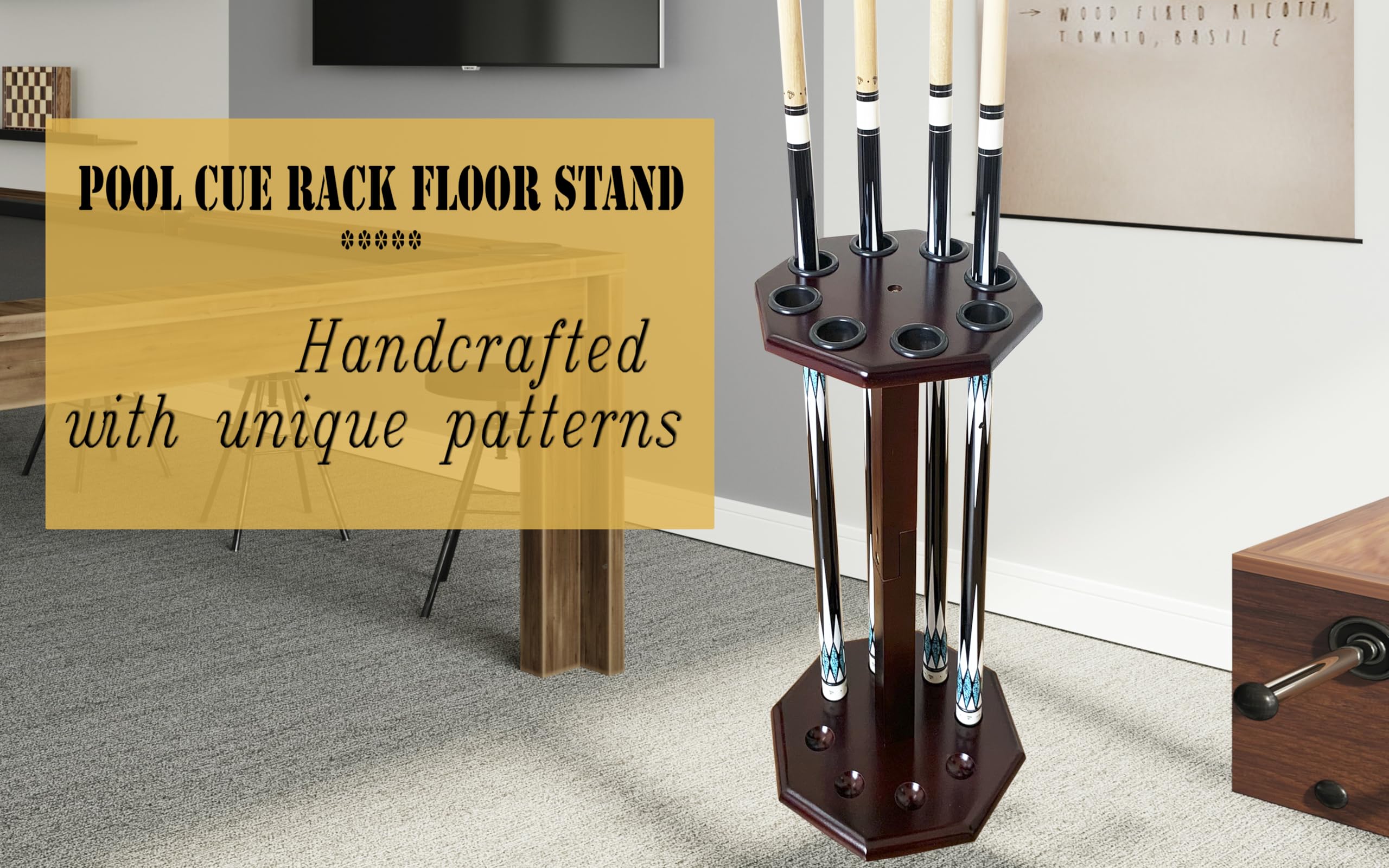 Horn Cue Stick Holder