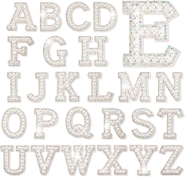 Amazon.com: sew on alphabet letters
