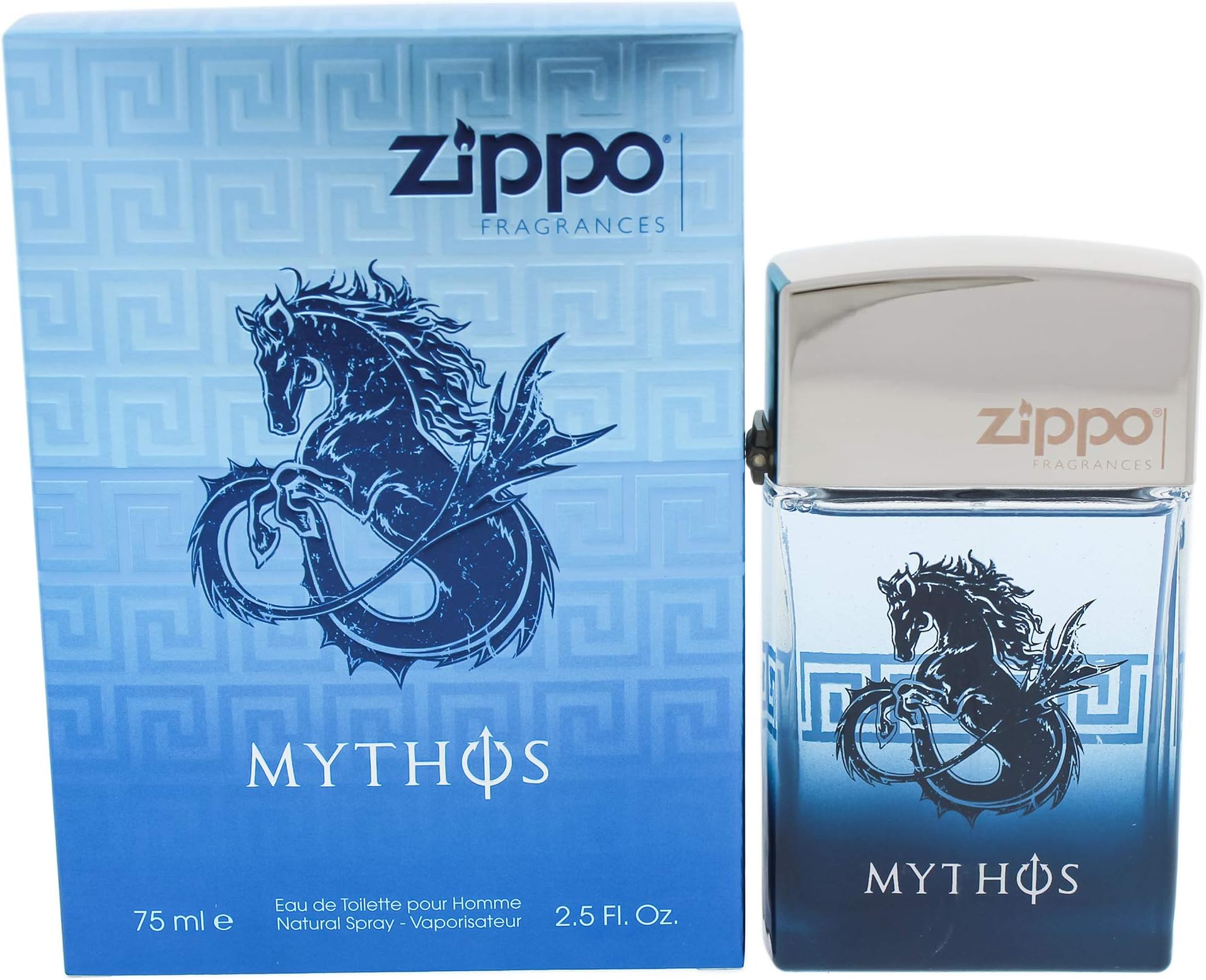 Amazon.com : Zippo Mythos By Zippo for Men - 2.5 Oz Edt Spray, 2.5 Oz ...