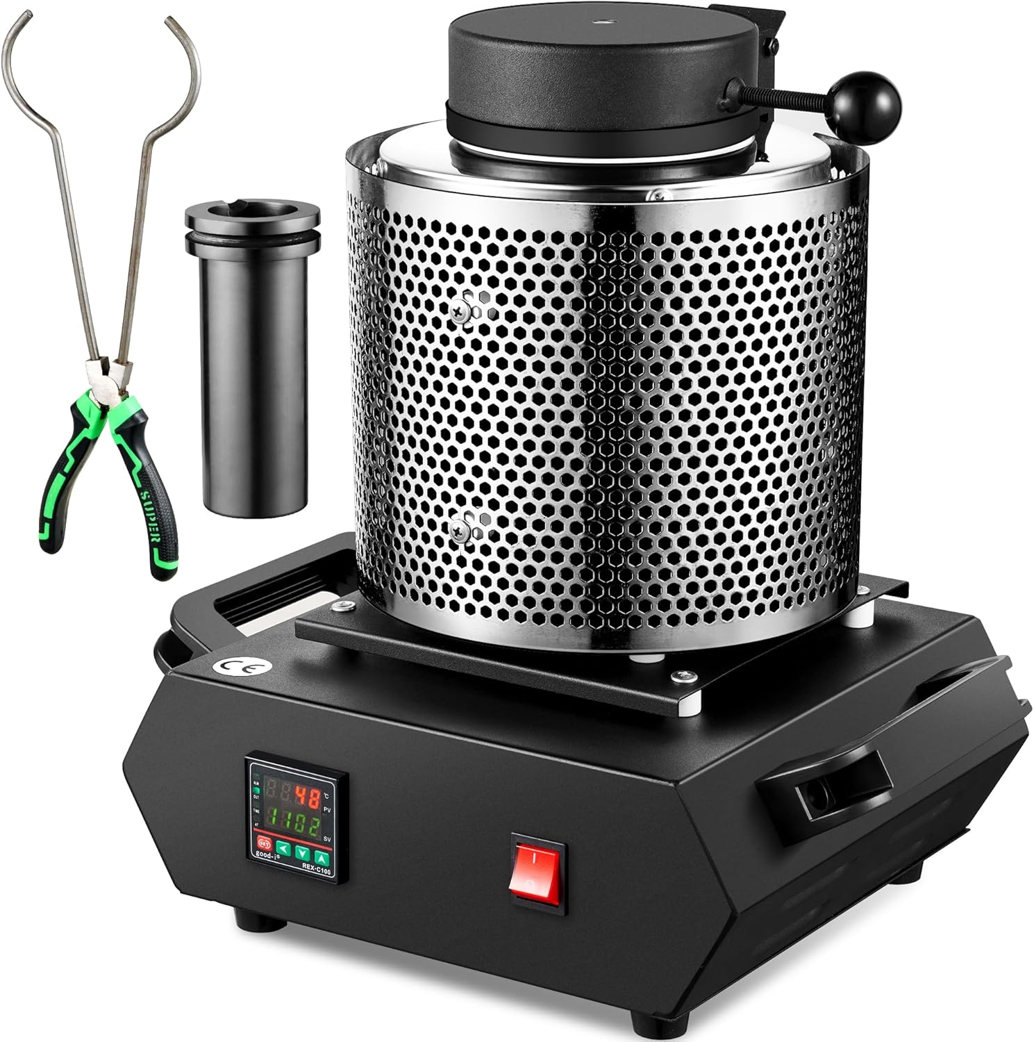 Amazon.com: 1600W Electric Melting Furnace, 3KG Smelting Furnace Kit ...
