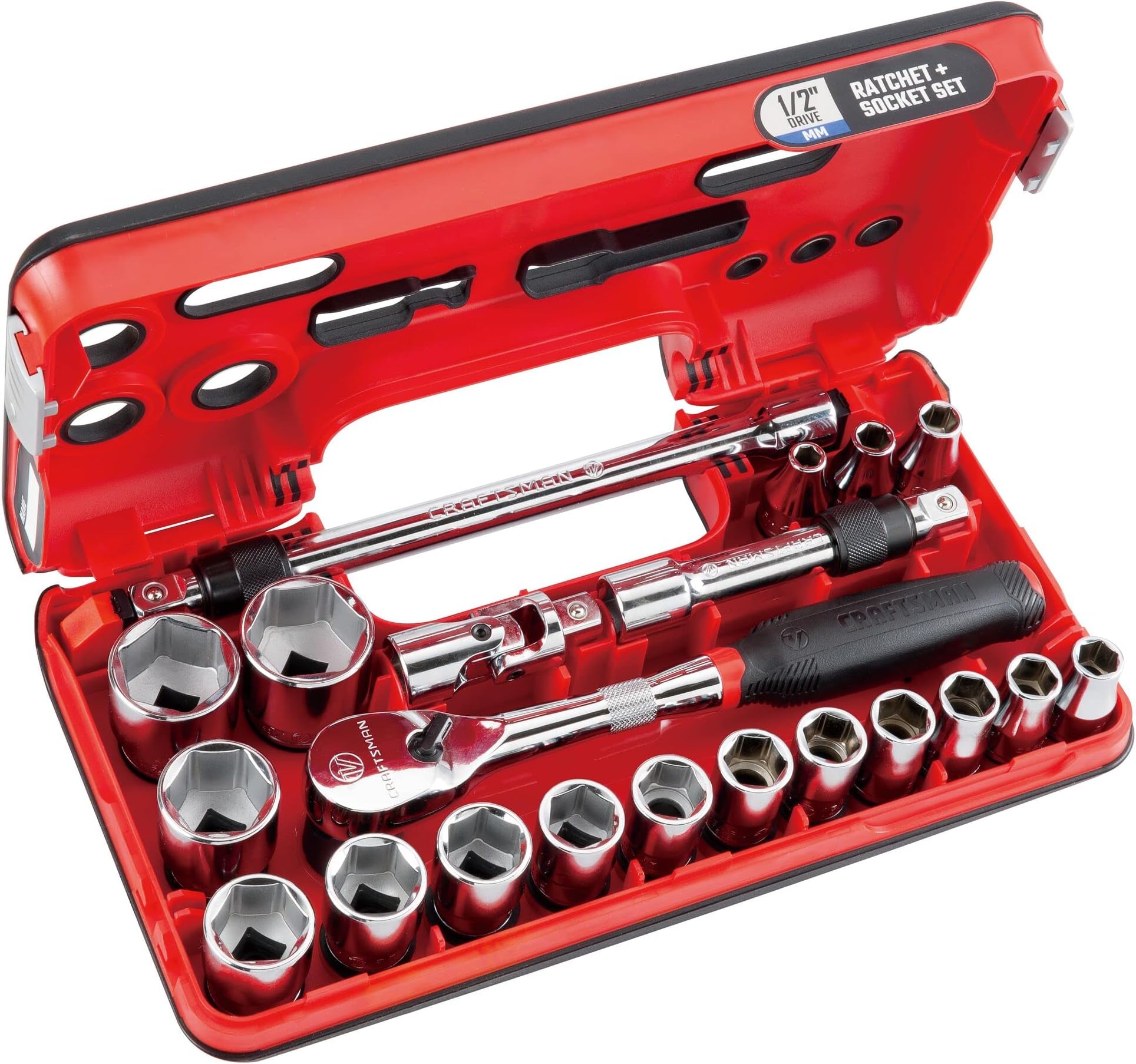 Amazon.com: CRAFTSMAN Socket Set, Universal, 1/4-Inch Drive, 22-Piece ...