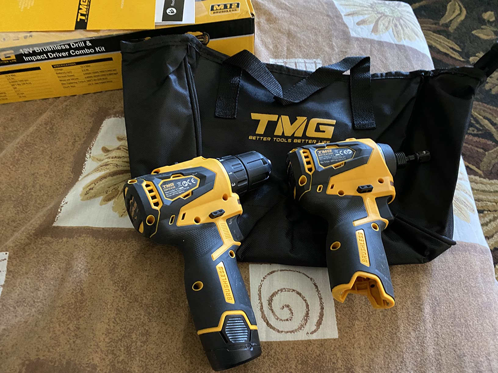 $22/mo - Finance TMG 12V Max Brushless Drill and Impact Driver ...