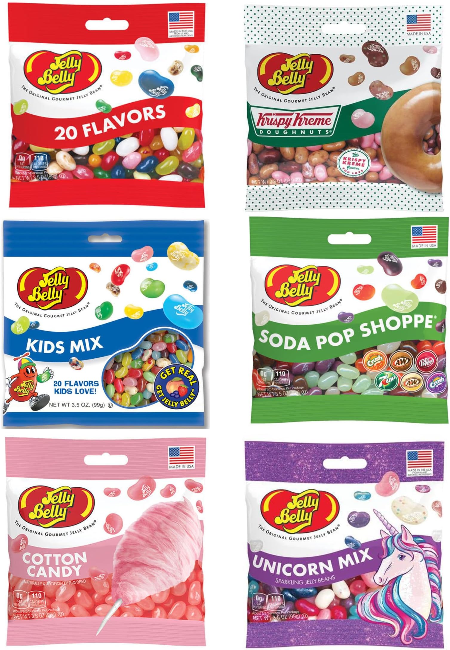 Amazon.com : Jelly Belly Ultimate Variety Snack Peak Gift Box – 12 ...