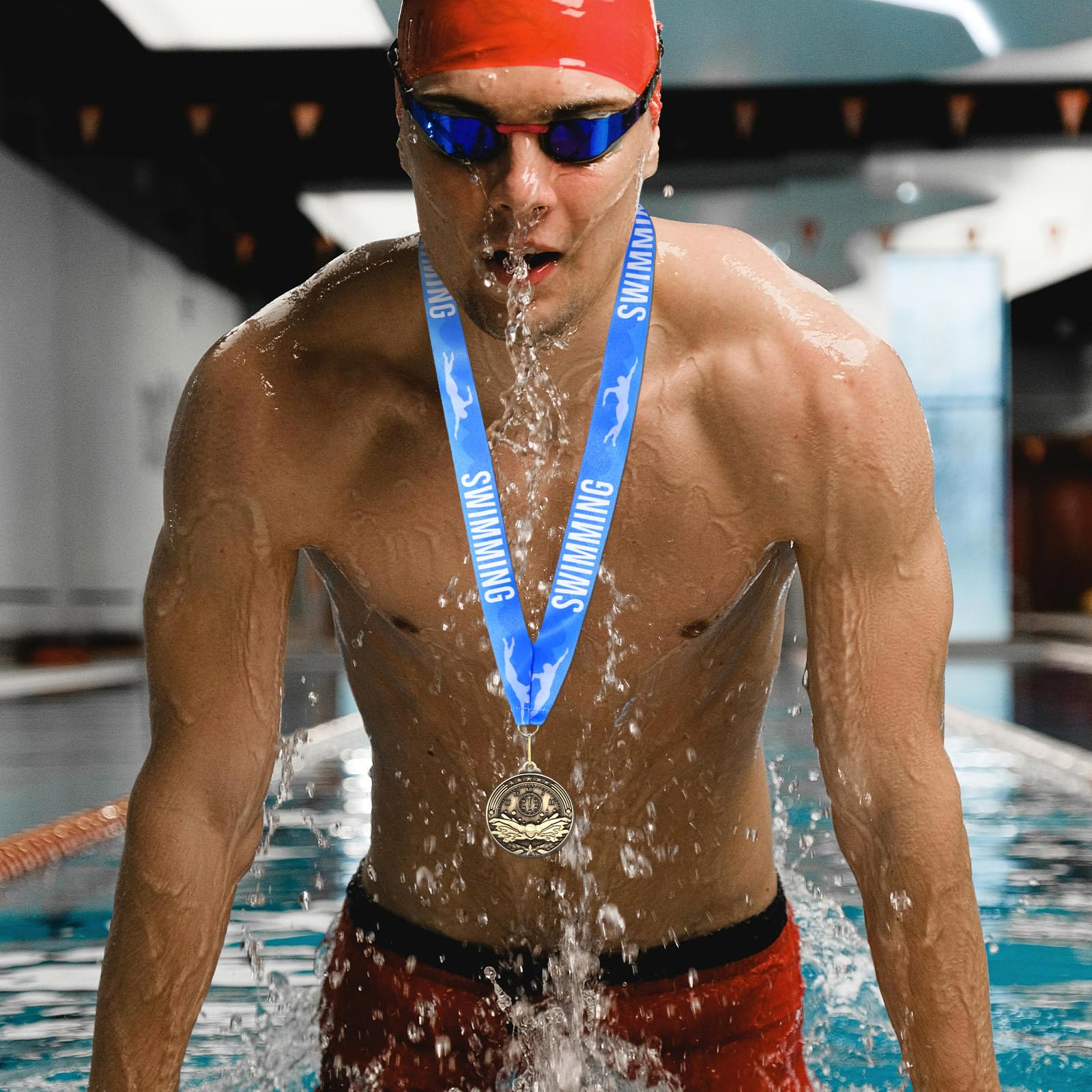 Snapklik.com : Loetere 36 Pcs Swimming Award Medals Gold 2 Sport Awards ...