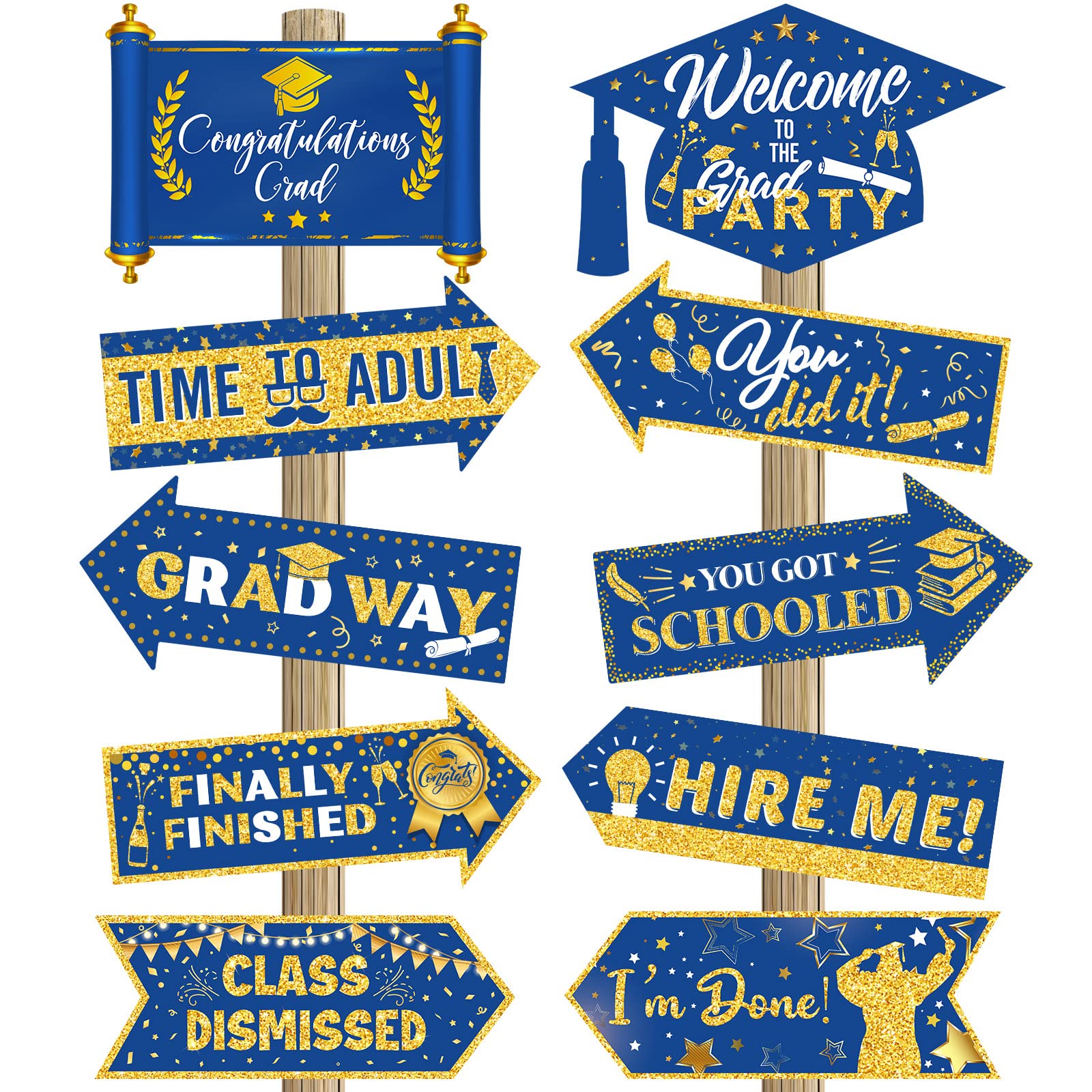 Snapklik.com : Camping Party Sign Camping Party Themed Directional ...