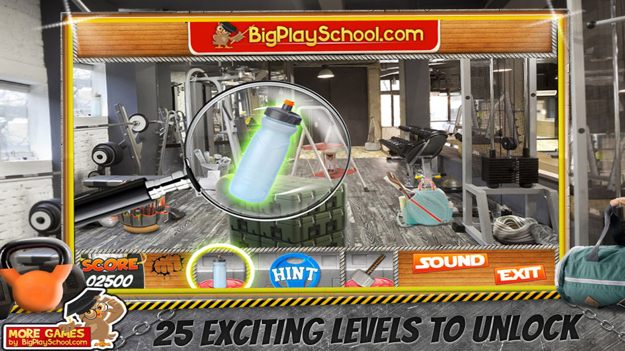 #32 - Crunch Gym - New Free Hidden Object Games - App on Amazon Appstore