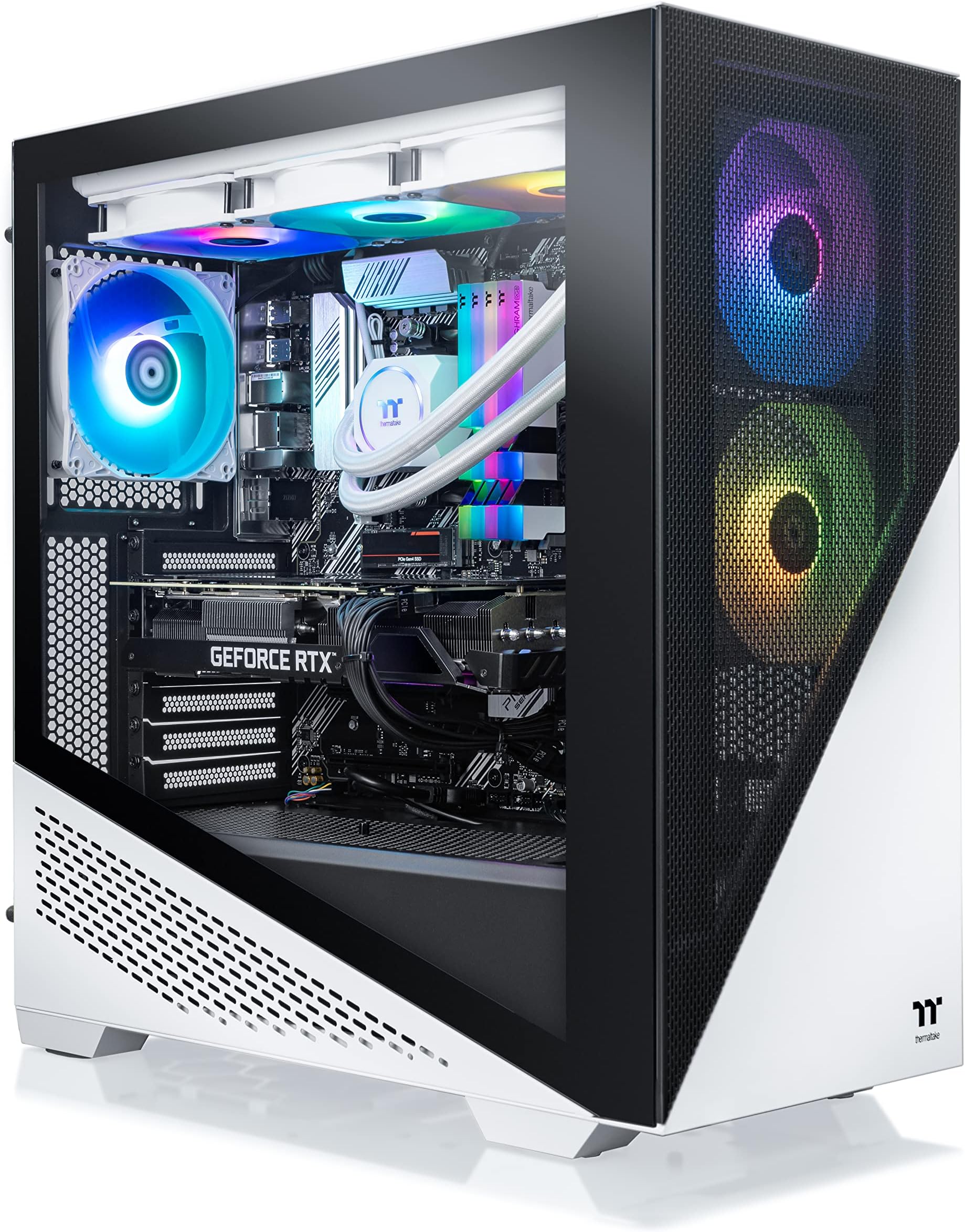 Amazon.com: Thermaltake Frostbite 380 Gaming Desktop (AMD Ryzen™ 7 ...