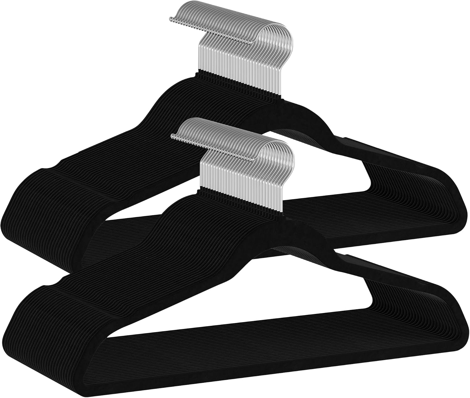 Amazon.com: GETORO Velvet Hangers 60 Pack, Non Slip Space Saving ...