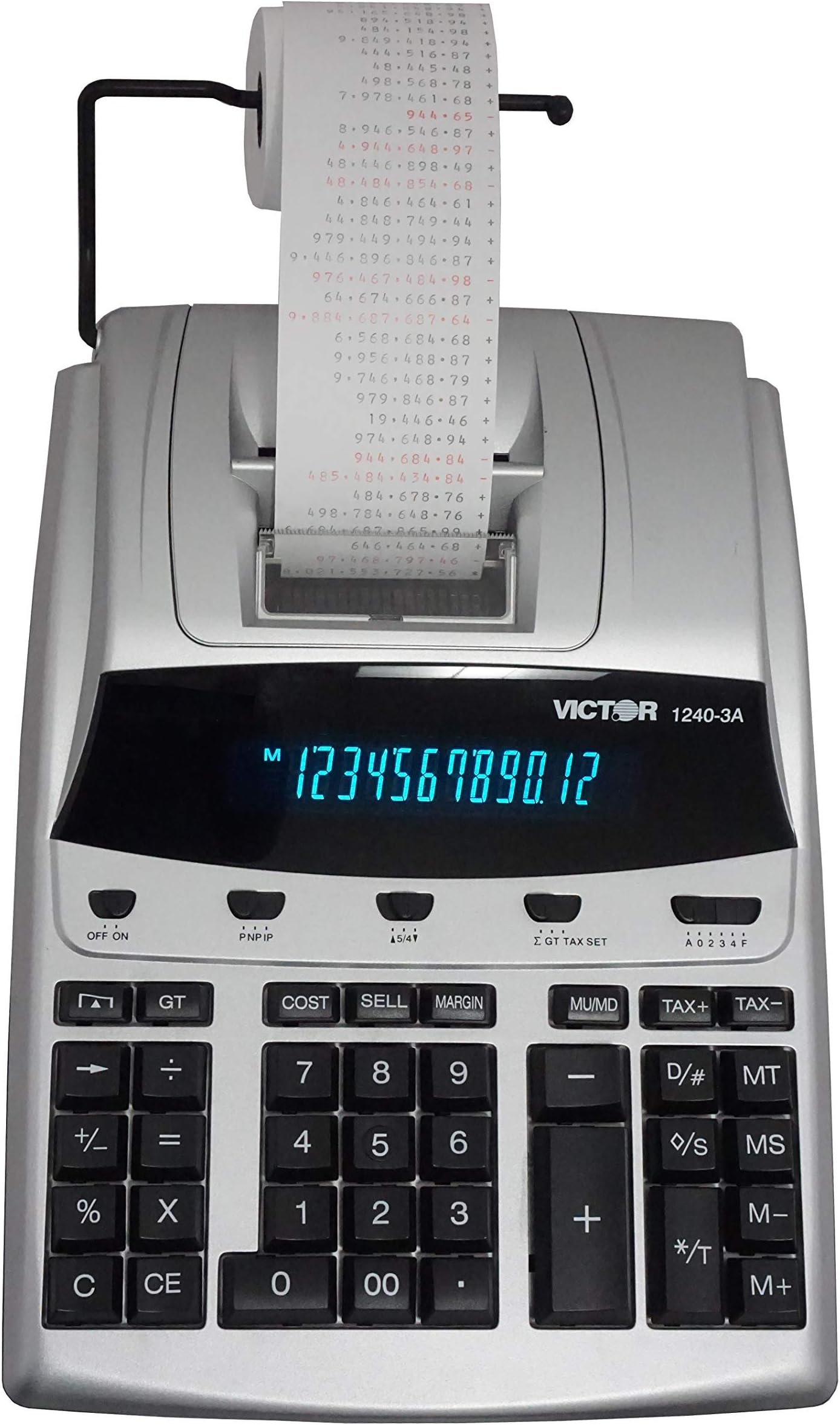 Amazon.com : Victor 12-Digit Desktop Adding Machine, Large Easy To Read ...