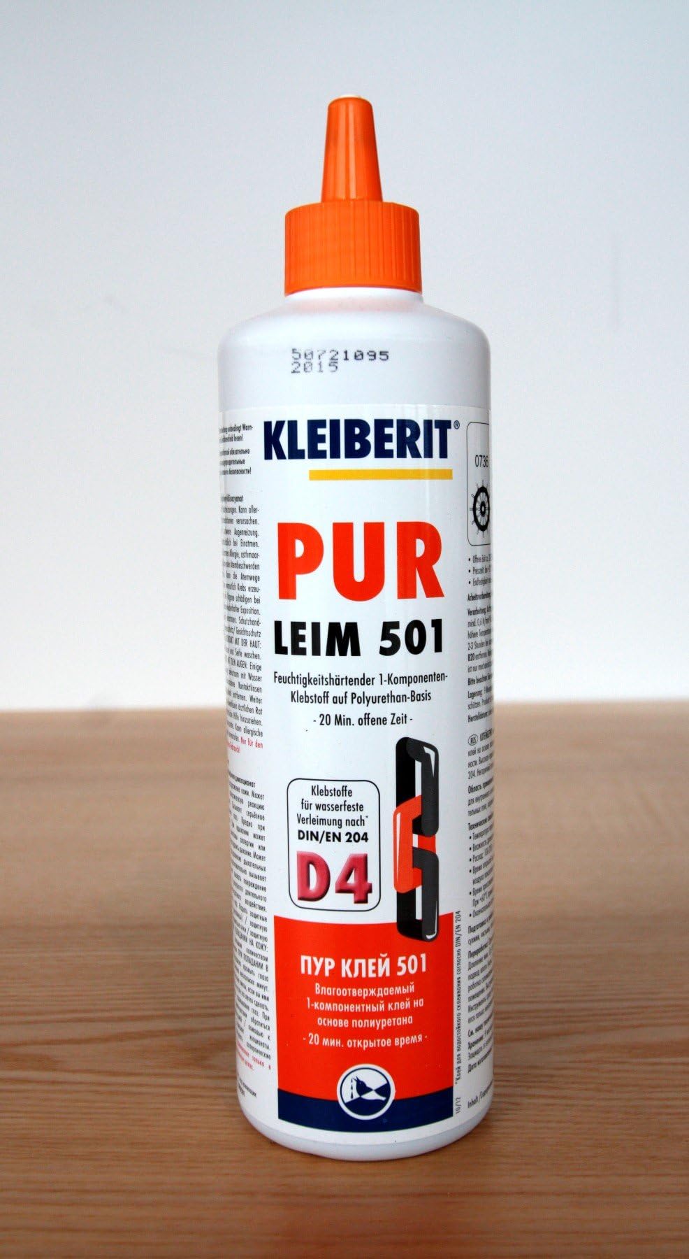 Kleiberit PUR Leim 501 - für hochfeste Verbindungen - 0.5kg : Amazon.de ...