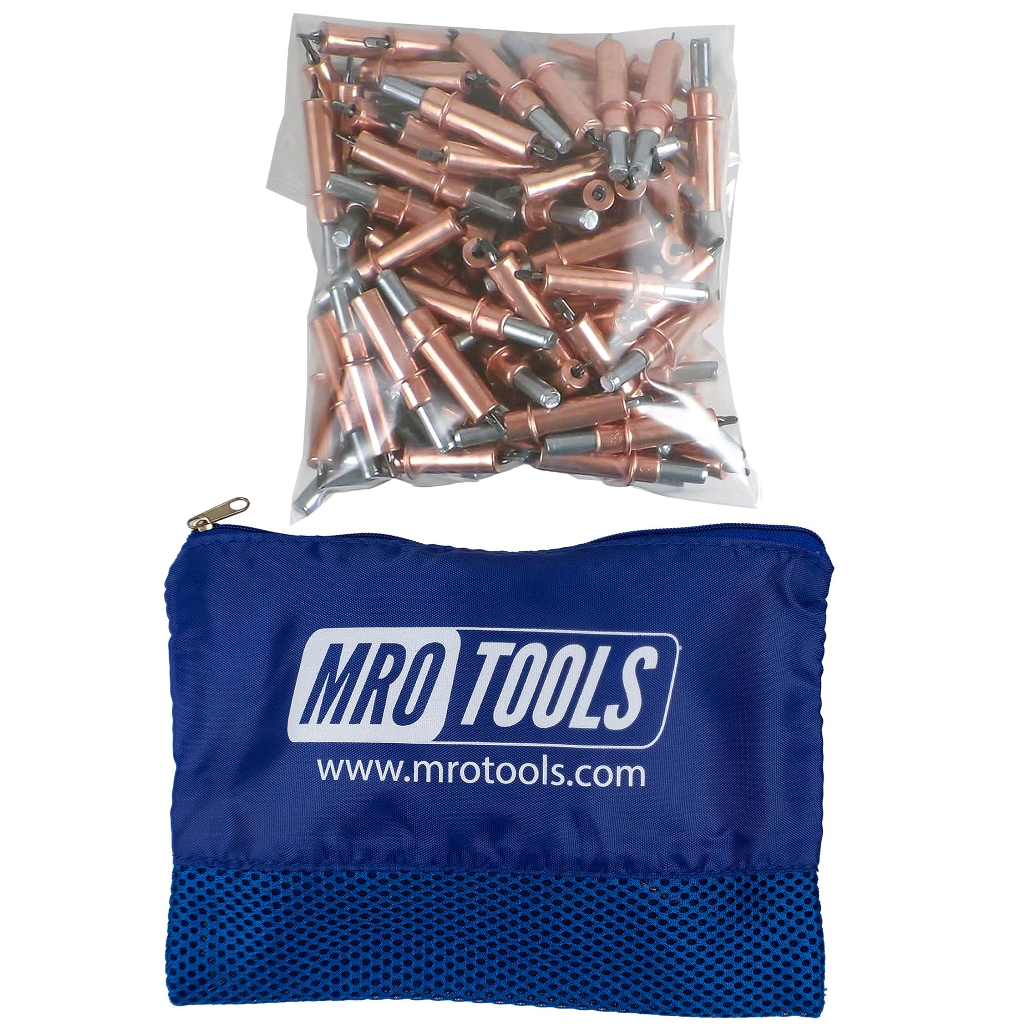 100 1/8 Cleco Sheet Metal Fasteners w/ Mesh Carry Bag (K2S100-1/8 ...