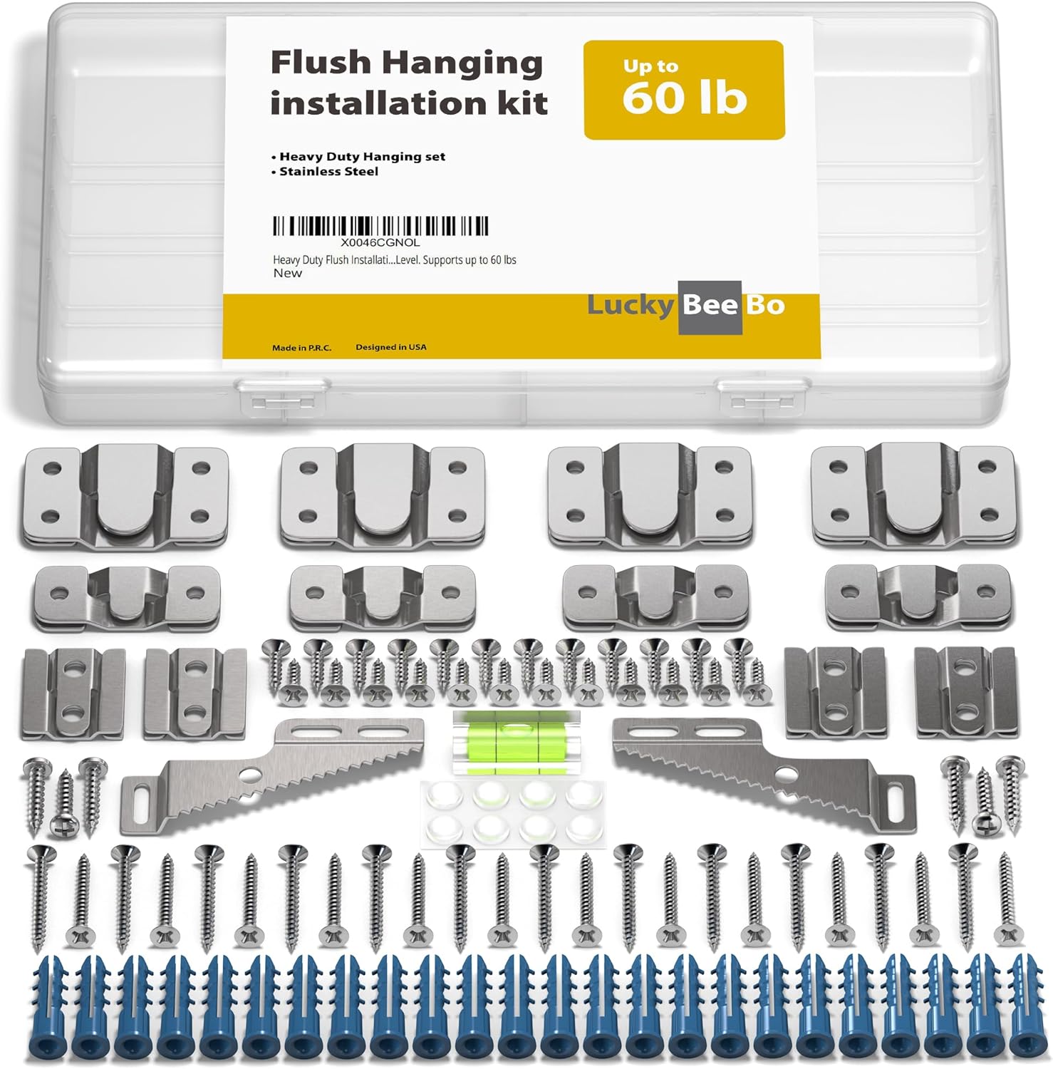 Heavy Duty Flush Installation Hanging Kit - Flush Mount Bracket Hangers ...