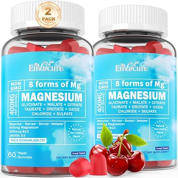 Amazon.com: Magnesium Complex Gummies 400mg | as 8 Forms of Magnesium ...