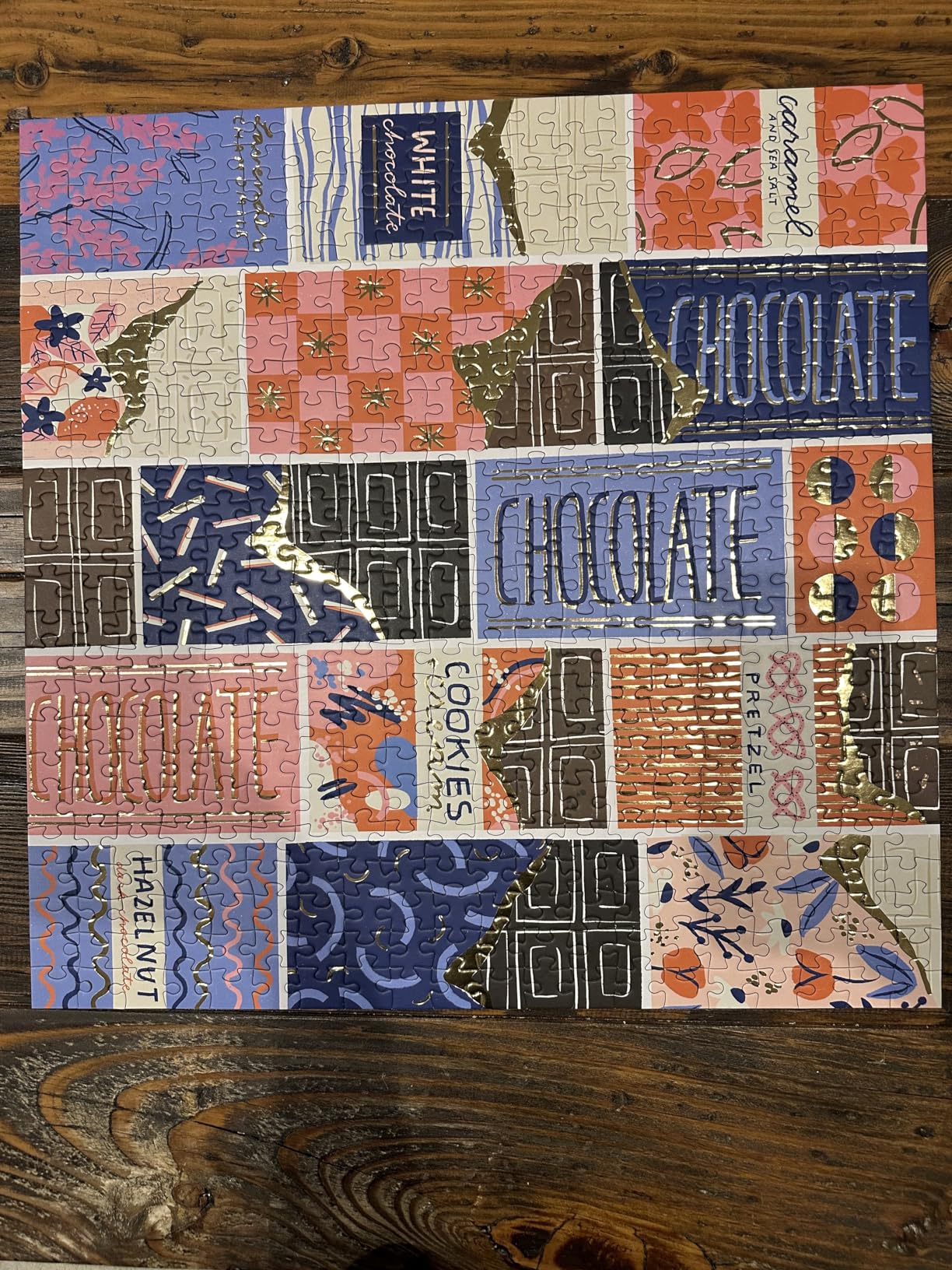 Amazon.com: Galison at The Chocolate Bar – 500 Piece Foil Puzzle of ...