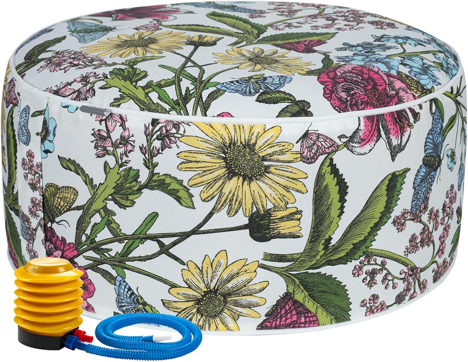 Amazon.com : FUNHOME Inflatable Outdoor Ottoman with Air Pump,20"x9 ...