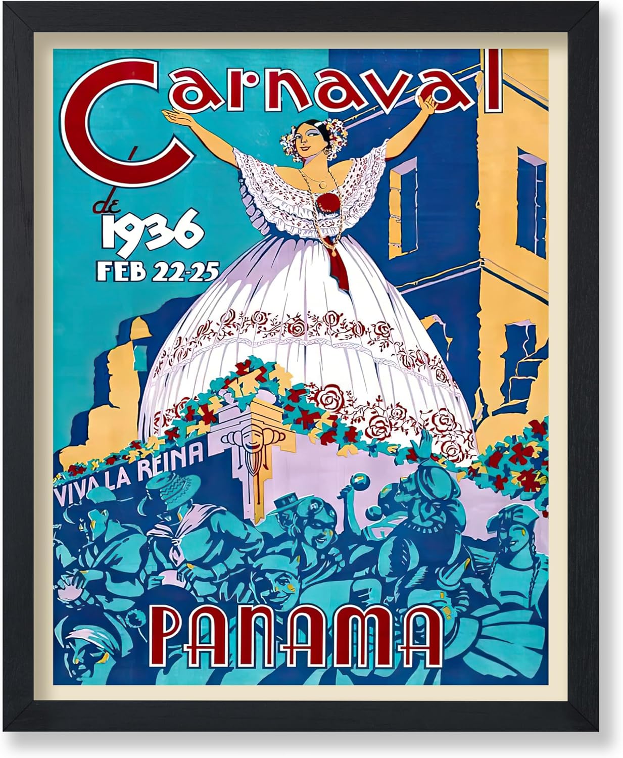 Amazon.com: Poster Master Vintage Travel Poster - Retro Panama Print ...