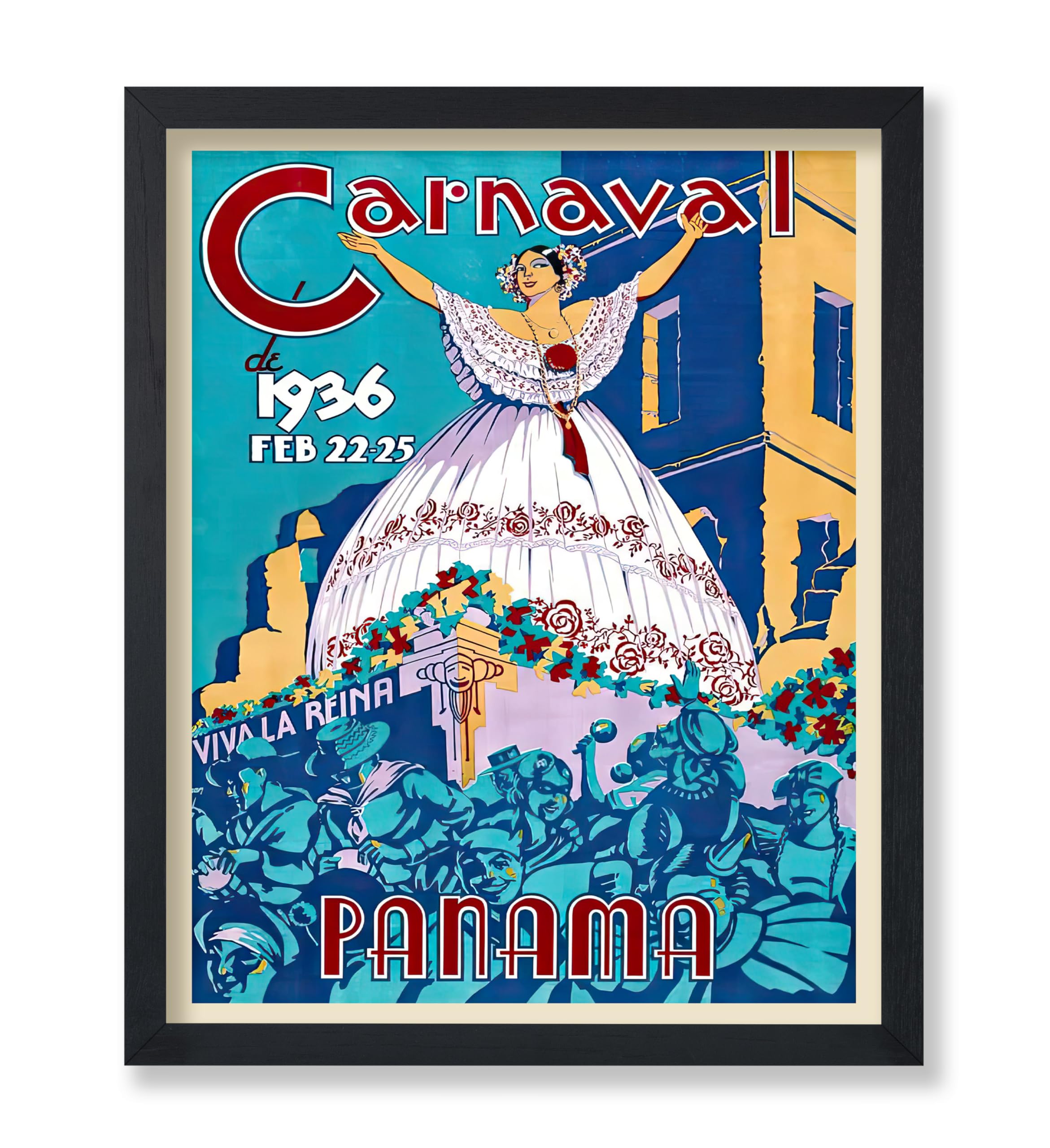 Amazon.com: Poster Master Vintage Travel Poster - Retro Panama Print ...