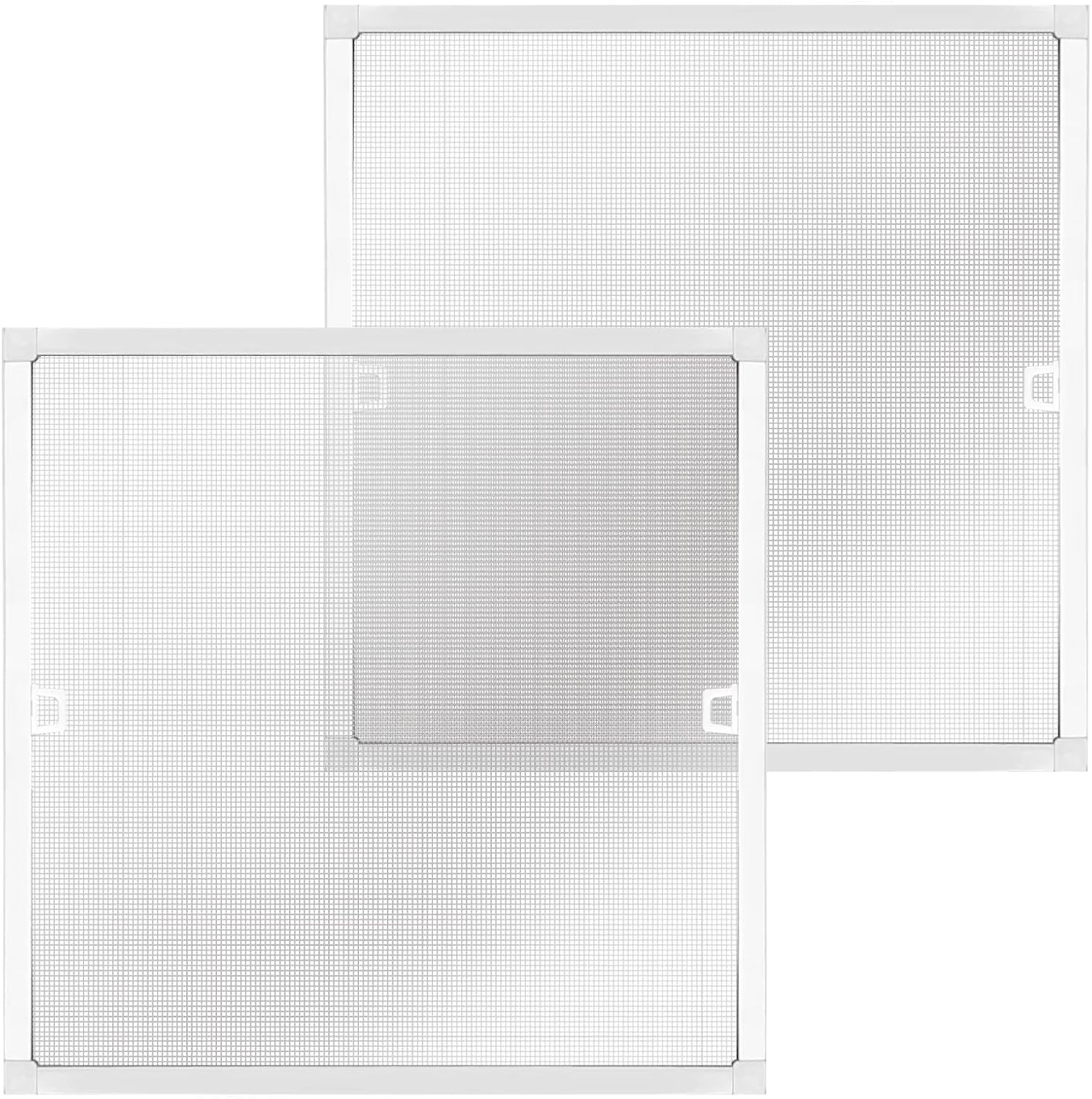 2 Sets Window Screen Frame Kit 36 in x 36 in, DIY Aluminum Frame Window ...