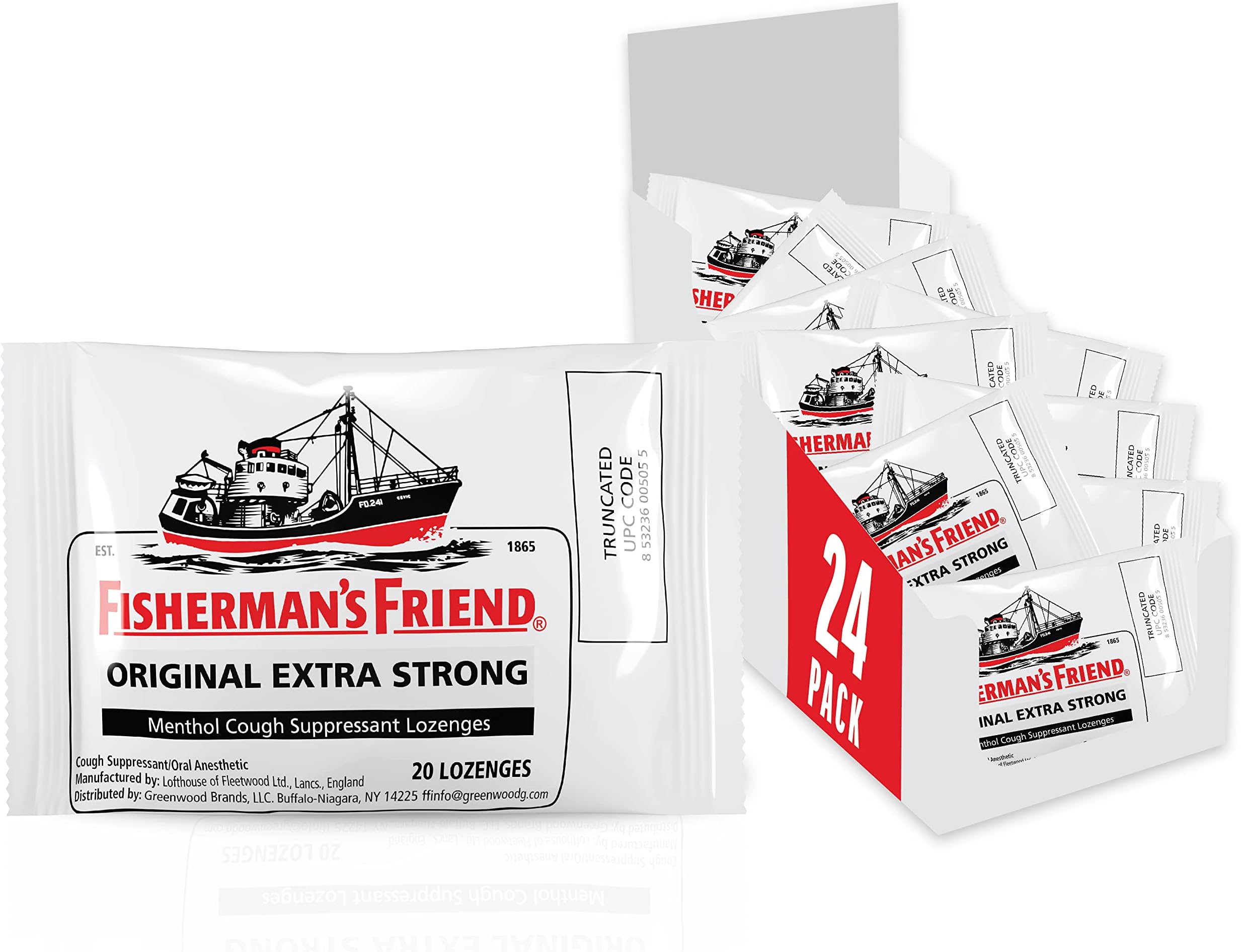 Amazon.com: Fisherman's Friend Cough Drops, Cough Suppressant and Sore ...