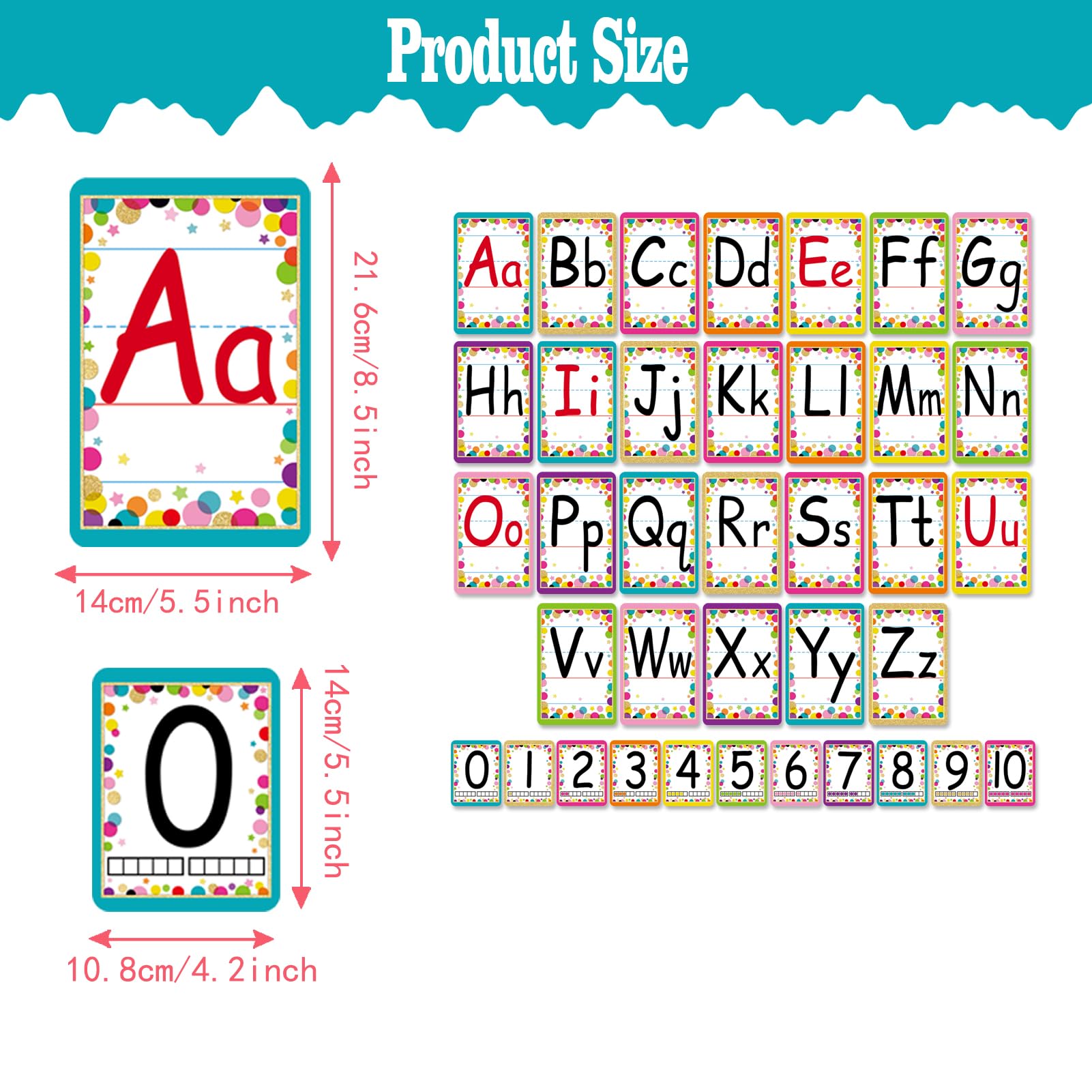 Snapklik.com : Bulletin Board Letters - ABC Alphabet Poster Classroom ...