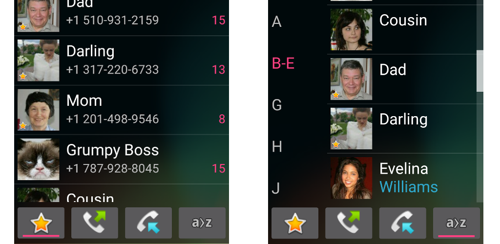 Contacts widget with dialer:Amazon.com:Appstore for Android