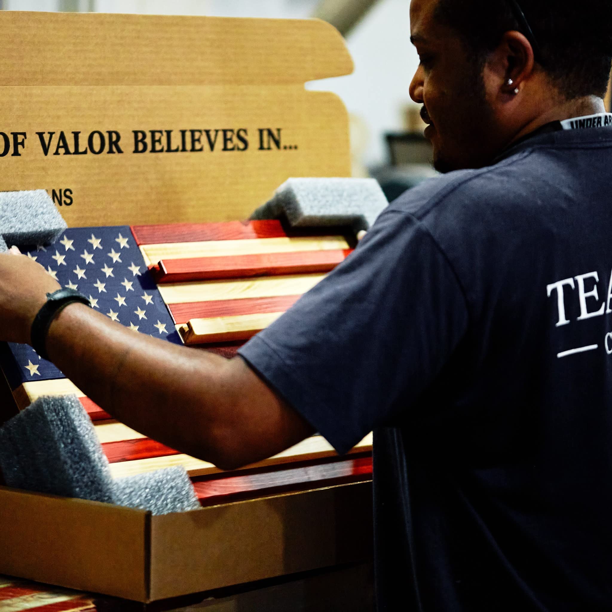 Military Flag Display Case Flags Of Valor American Flag Coin Display ...