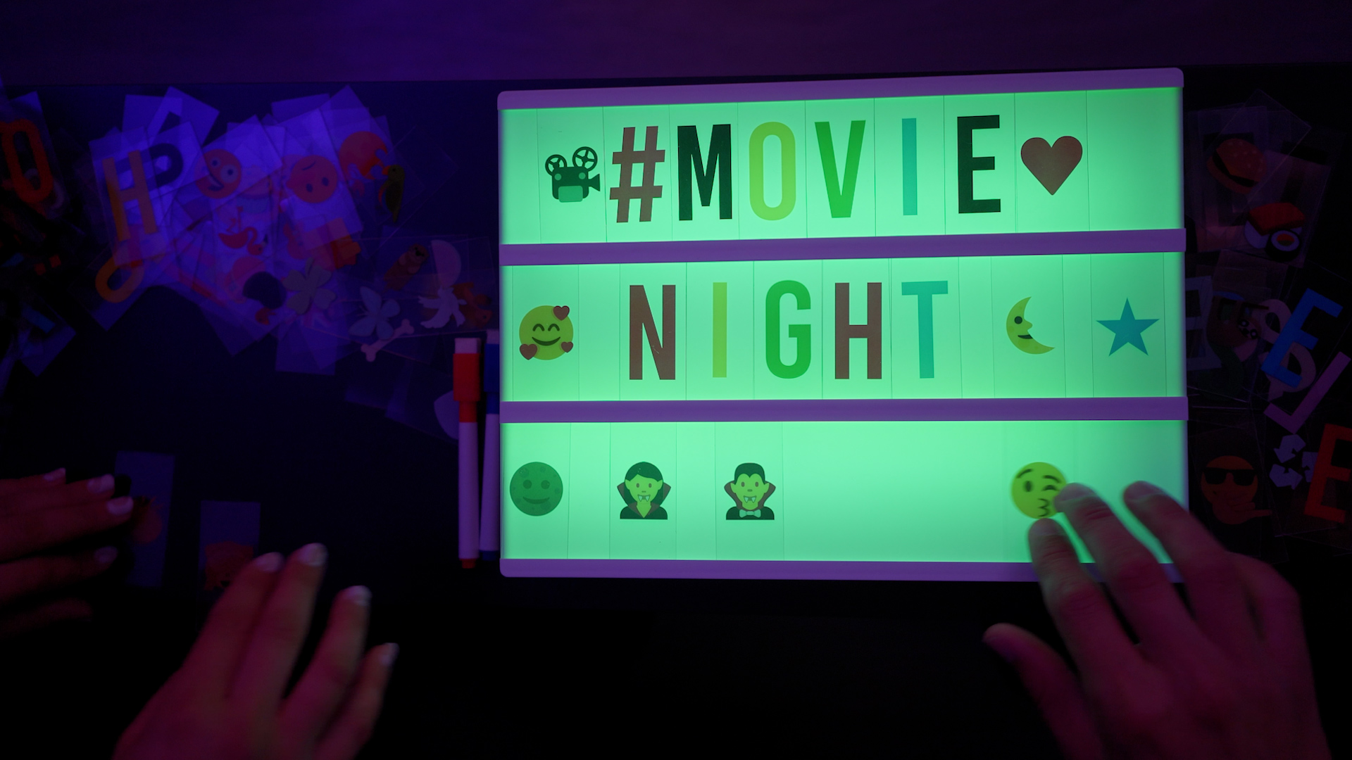 Watch Party Light Box - BONNYCO on Amazon Live