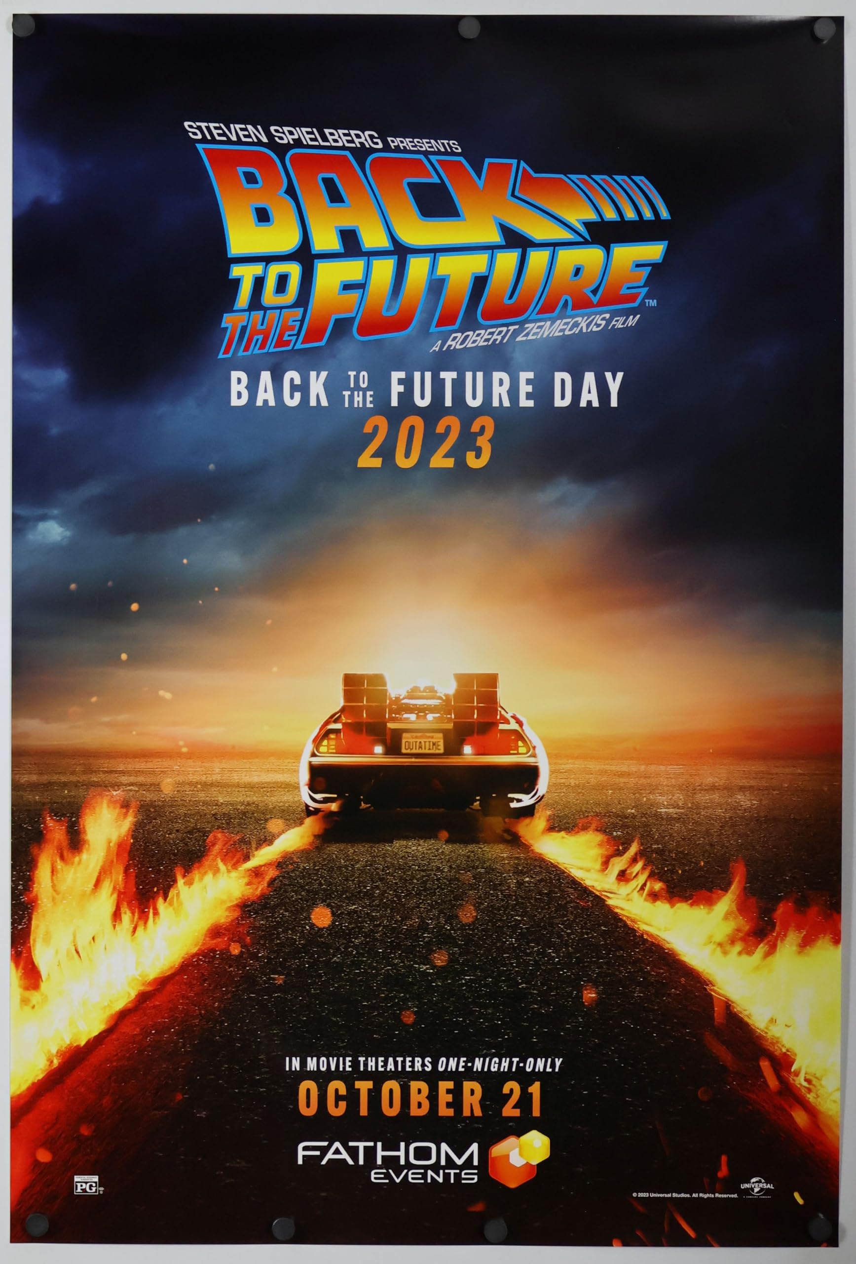 Amazon.com: BACK TO THE FUTURE MOVIE POSTER 2 Sided ORIGINAL 27x40 2023 ...